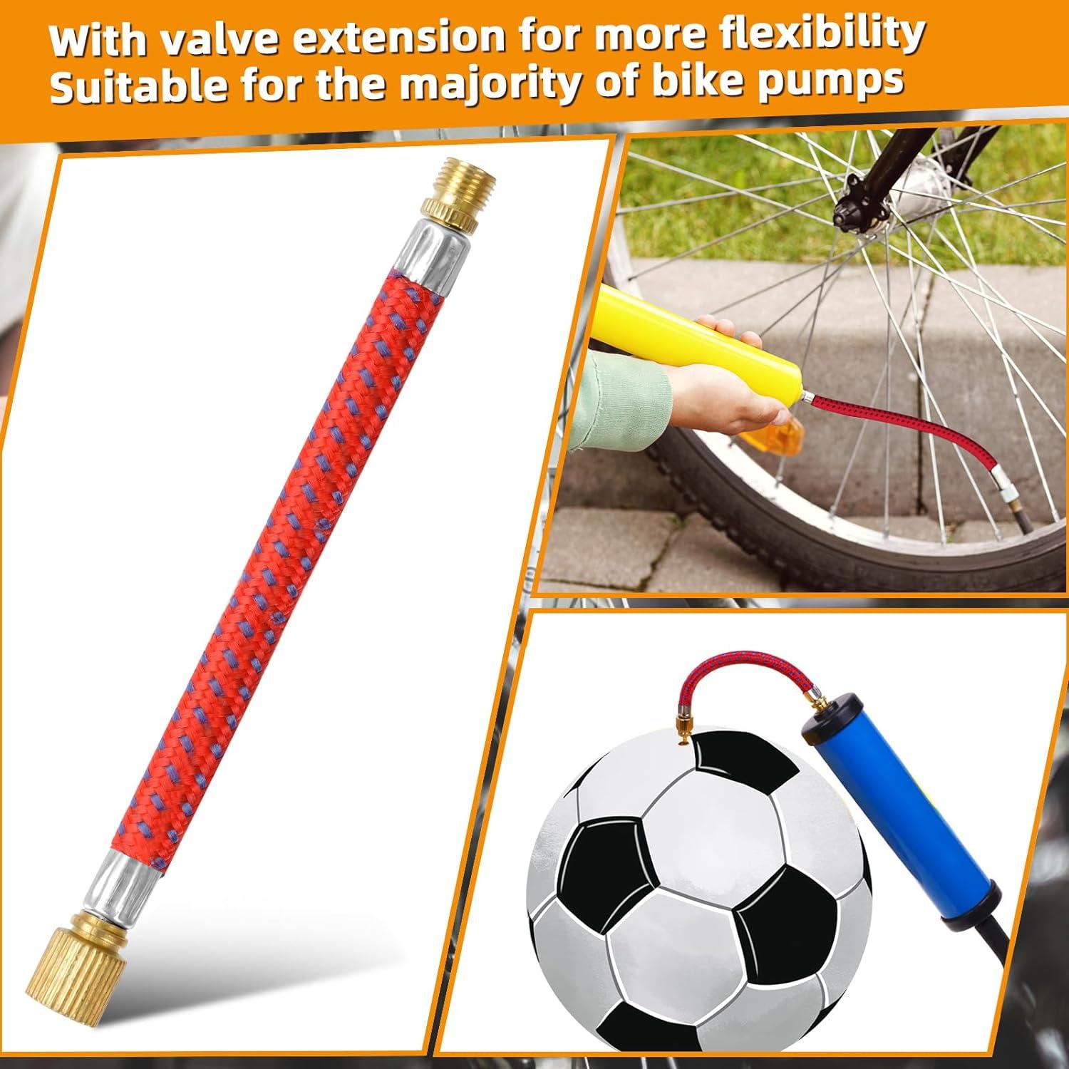 40-Part Bicycle Valve Adapter Set - All Valve Adapters for Air Pumps ...