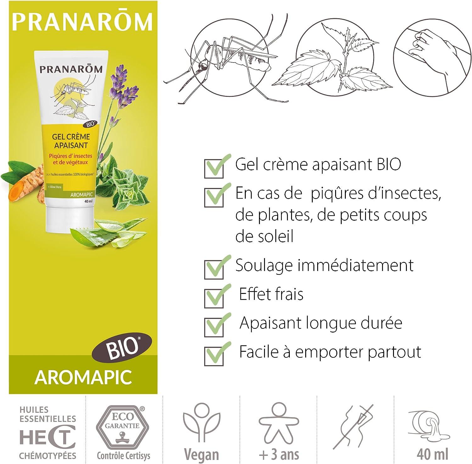 Pranarm Organic Soothing Cream Gel 40ml for Insect and Plant Bites