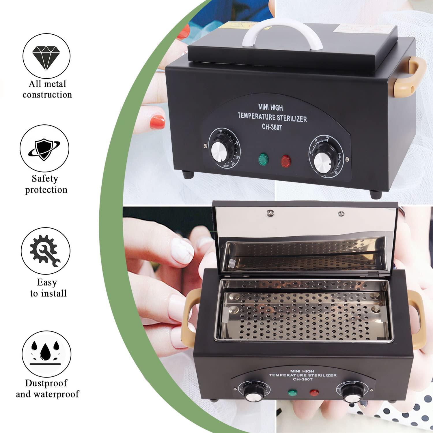 2L High Temperature Metal Sterilizer for Nail Tools - Salon & Spa ...
