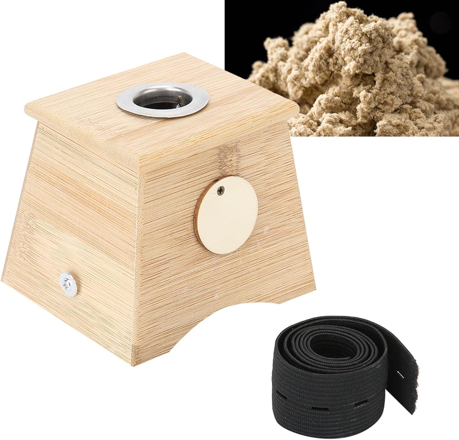 Buy Bamboo Moxa Box | Single Hole Moxibustion Burner & Acupuncture Tool ...