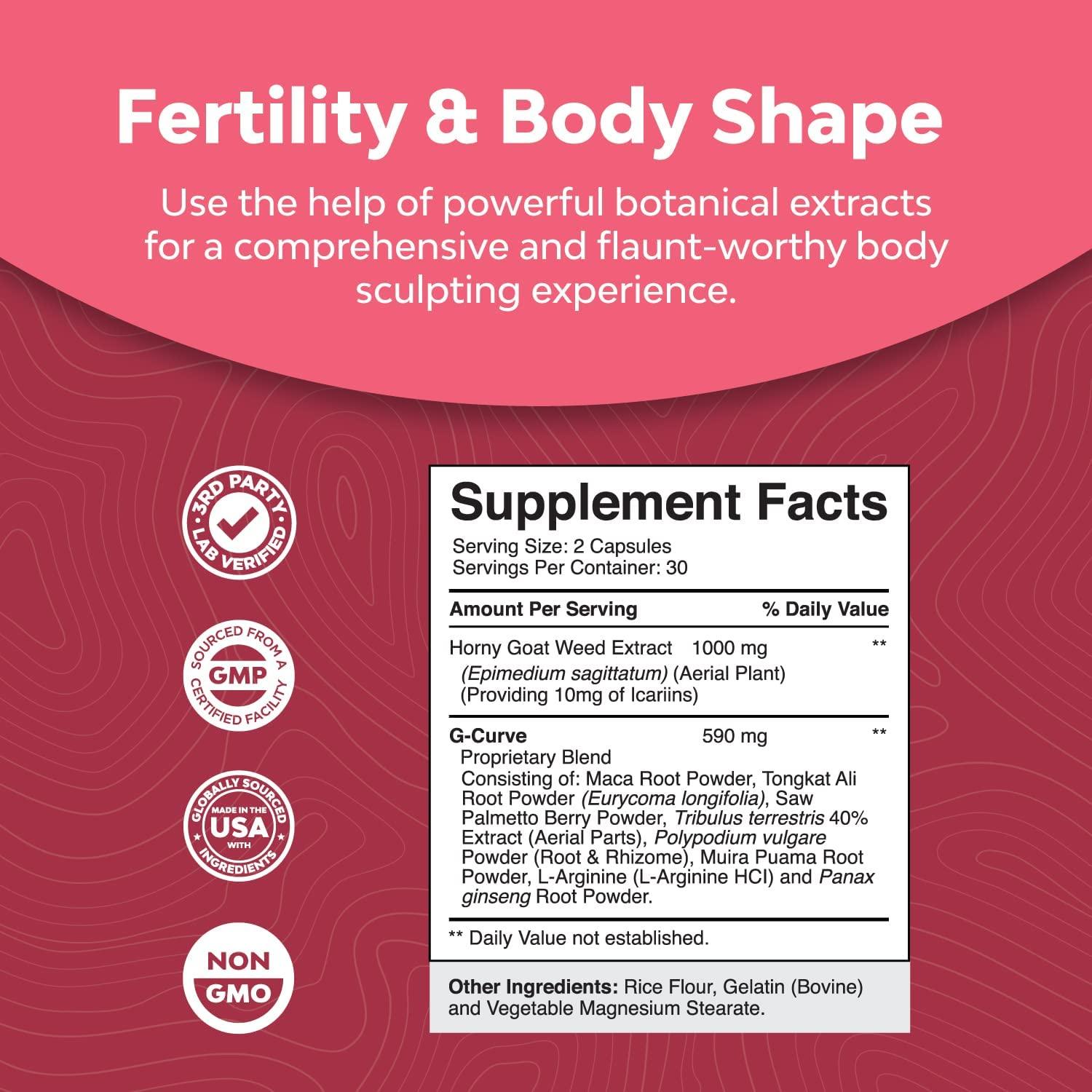 Natures Craft G-Curve Advanced Women Support Herbal Capsules 60 Count ...