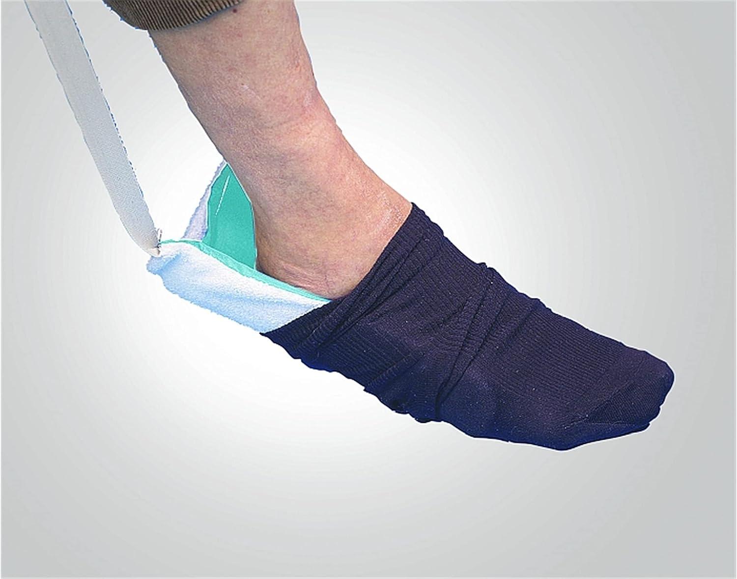 Effective Sock Puller Aid - Terry Cloth & Nylon with Long Drawstrings ...