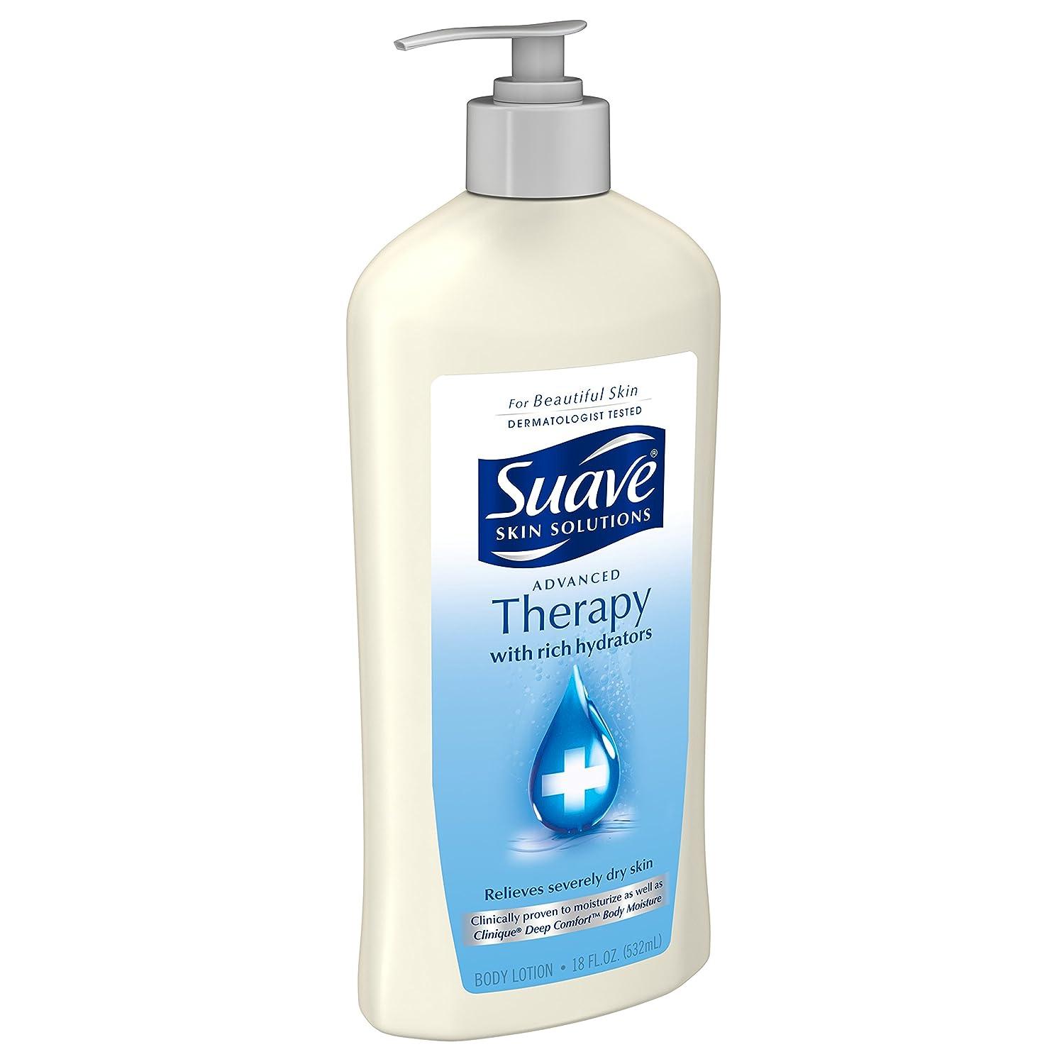Suave Skin Solutions Body Lotion Advanced Therapy 18 oz - Hydrating and ...