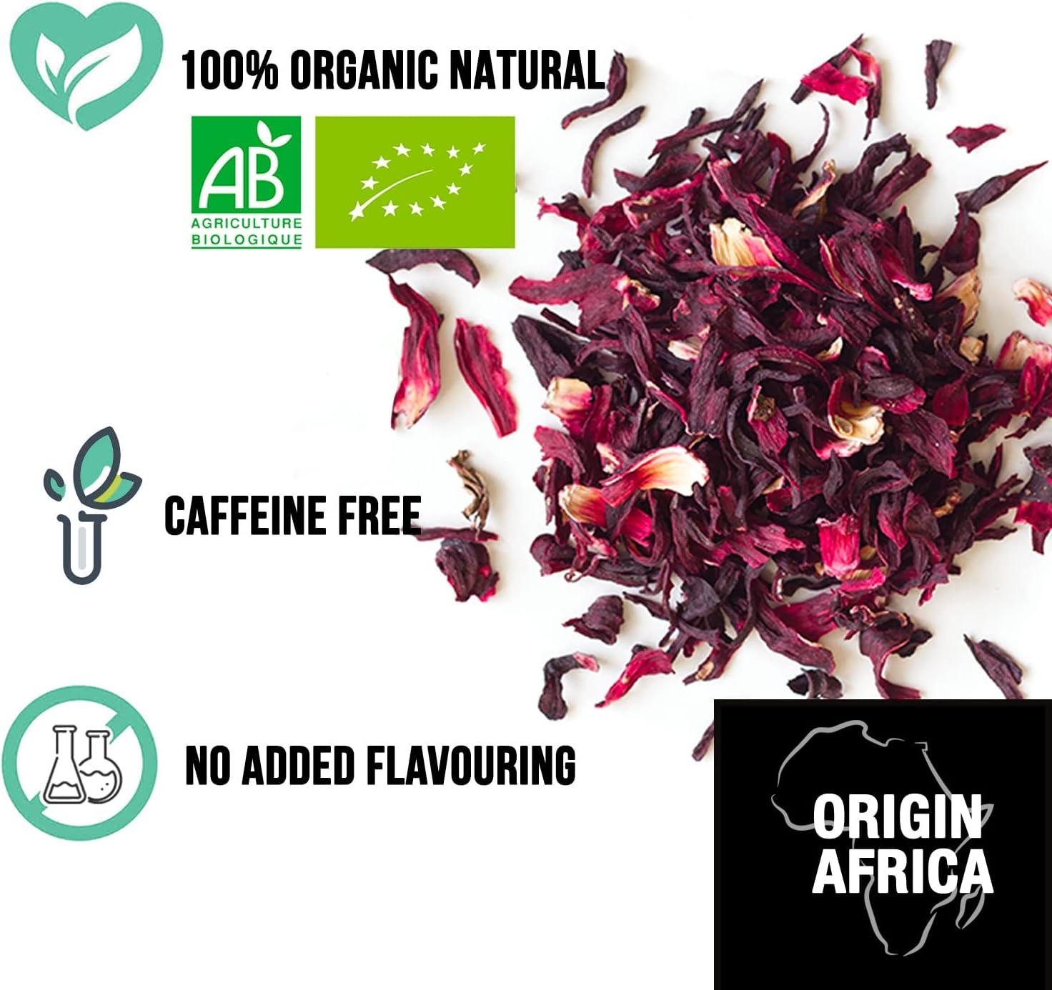 ORGANIC ORIGEENS HIBISCUS TEA 1kg - Dried Hibiscus Flowers for ...