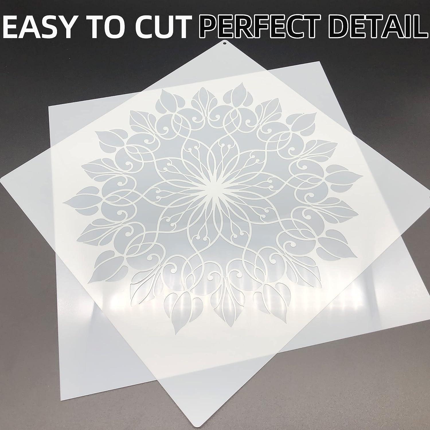 10PCS 10mil Blank Mylar Stencil Sheets 12X12 inch - Food-Safe Craft ...