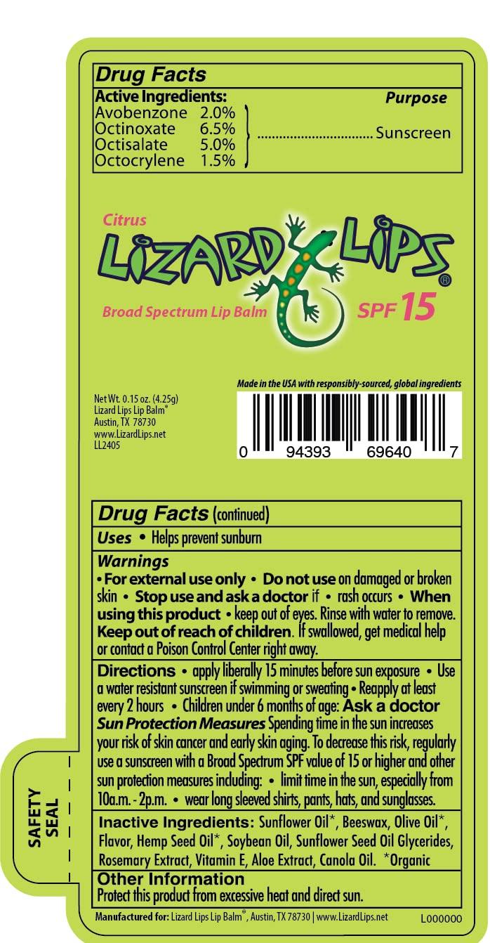 Lizard Lips SPF 15 Lip Balm - 4 Flavor Variety Pack
