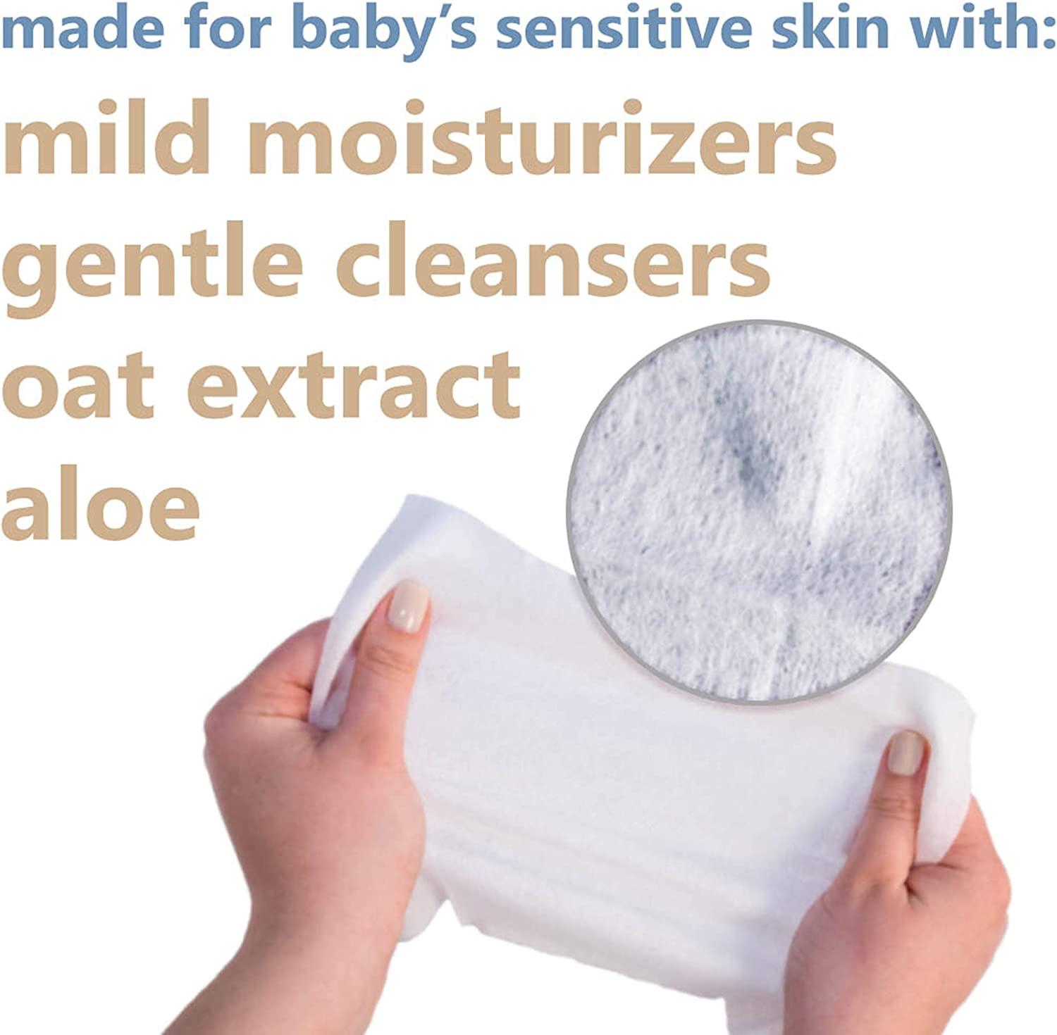 Aveeno Baby Fragrance-Free Hand & Face Wipes - Gentle Cleansing ...