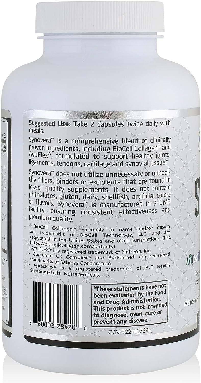 HCP Formulas Synovera Joint Support Complex with Turmeric Extract ...