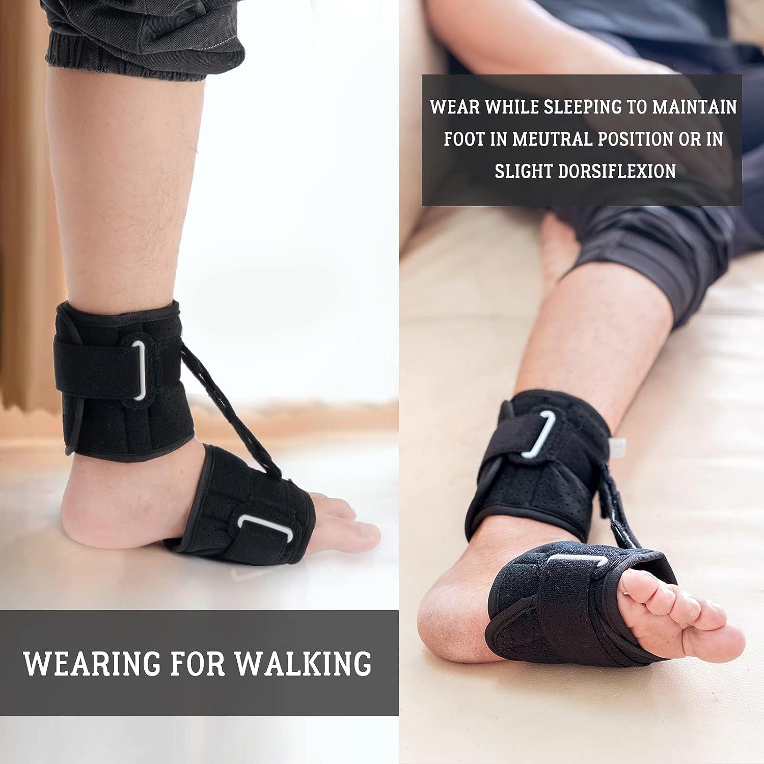Shuyan Jiao AFO Foot Drop Brace - Adjustable Ankle Foot Orthosis for ...