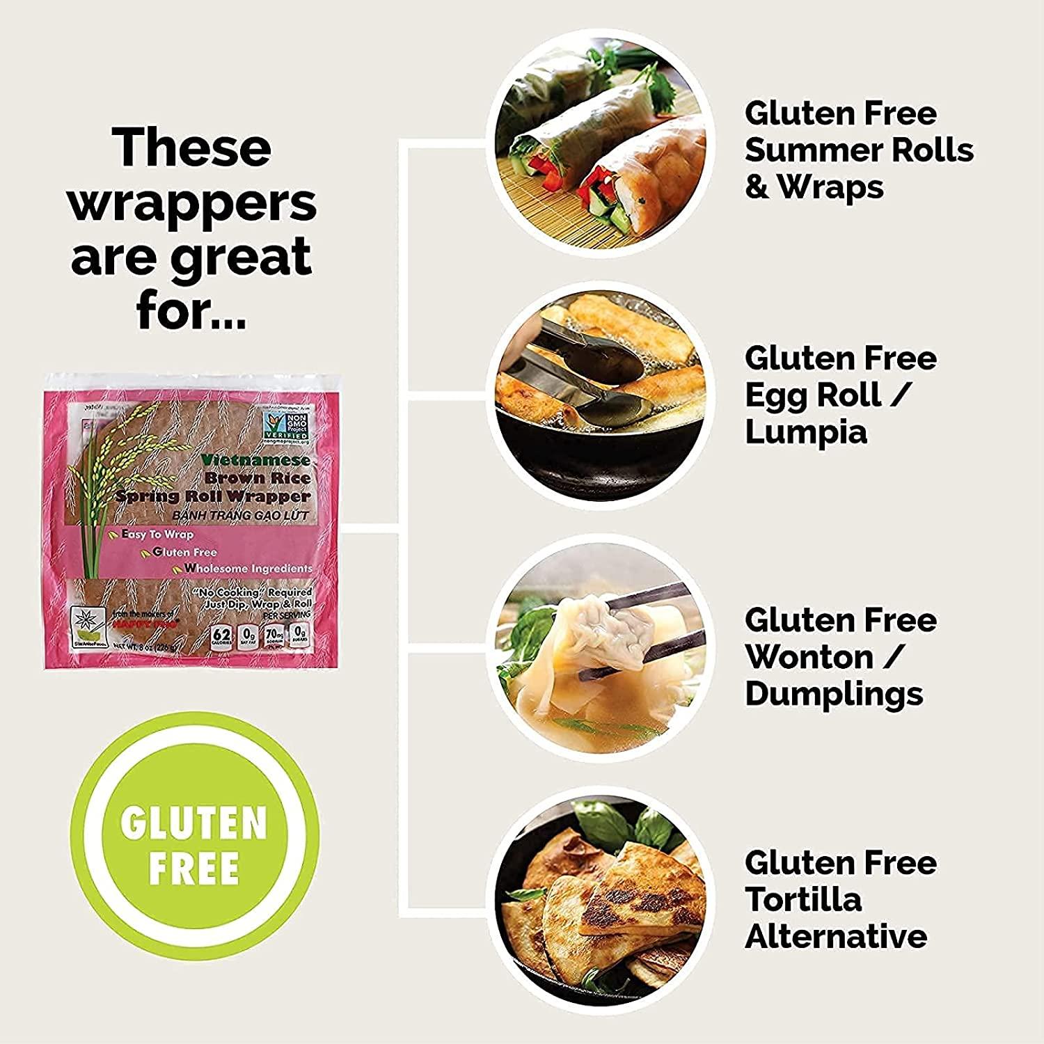 Star Anise Gluten Free Rice Paper Wrappers - 135 Count Spring Roll, Egg ...