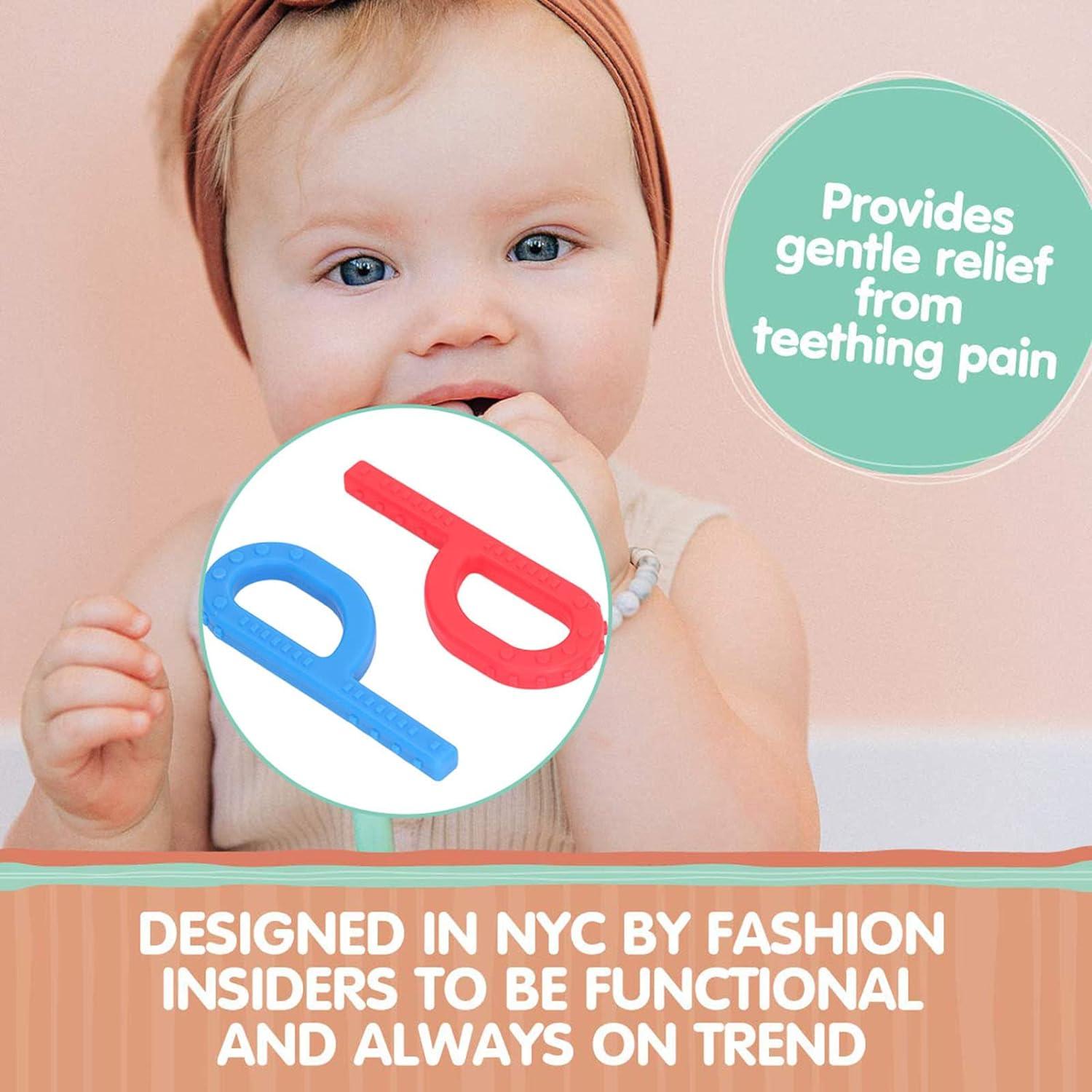 Sensory Chew Tube: Portable Silicone P Shaped Teething Stick for ...