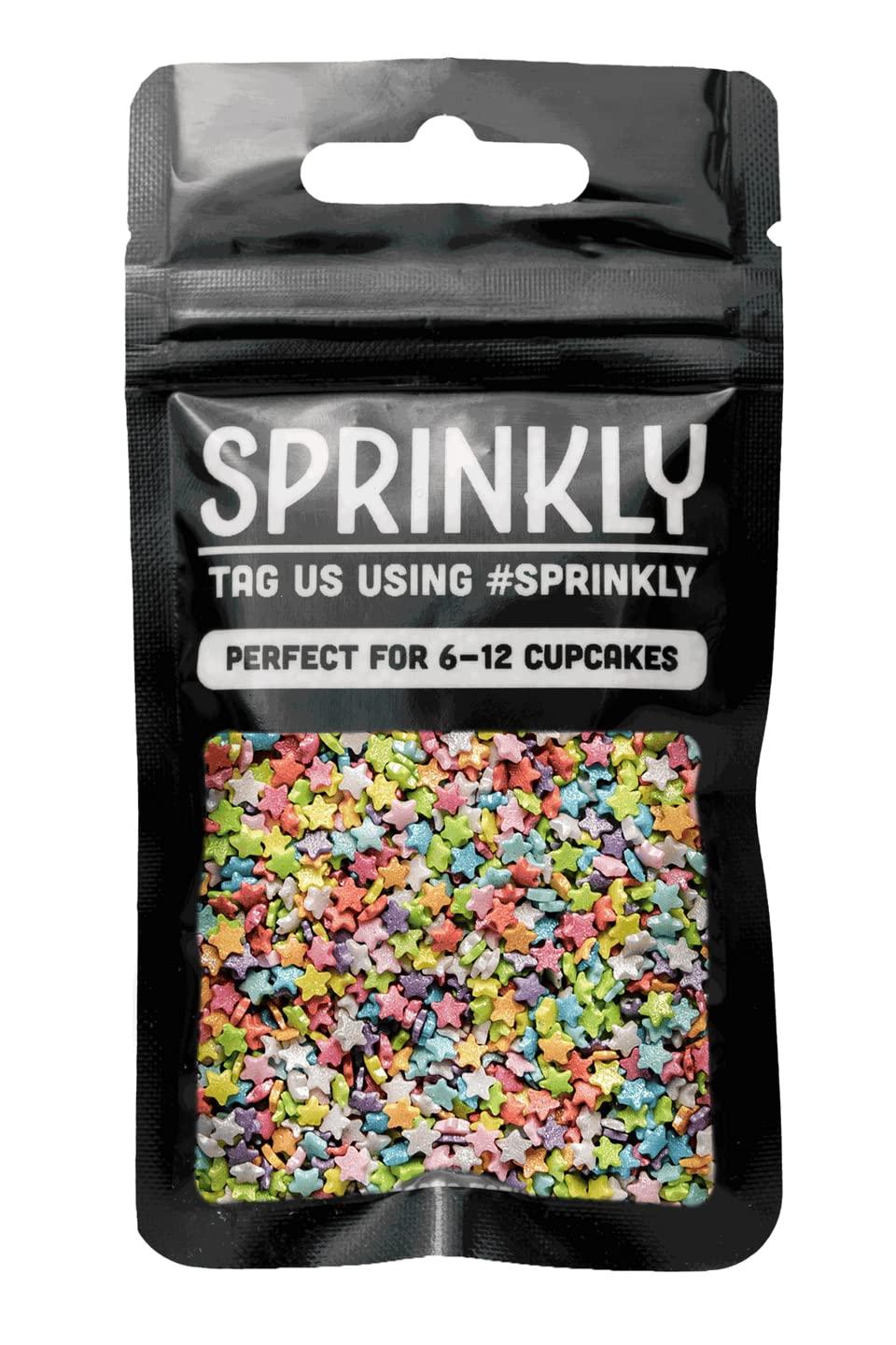 SPRINKLY Glimmer Stars Rainbow Mini 25g - Sparkle Up Your Treats! | Buy ...