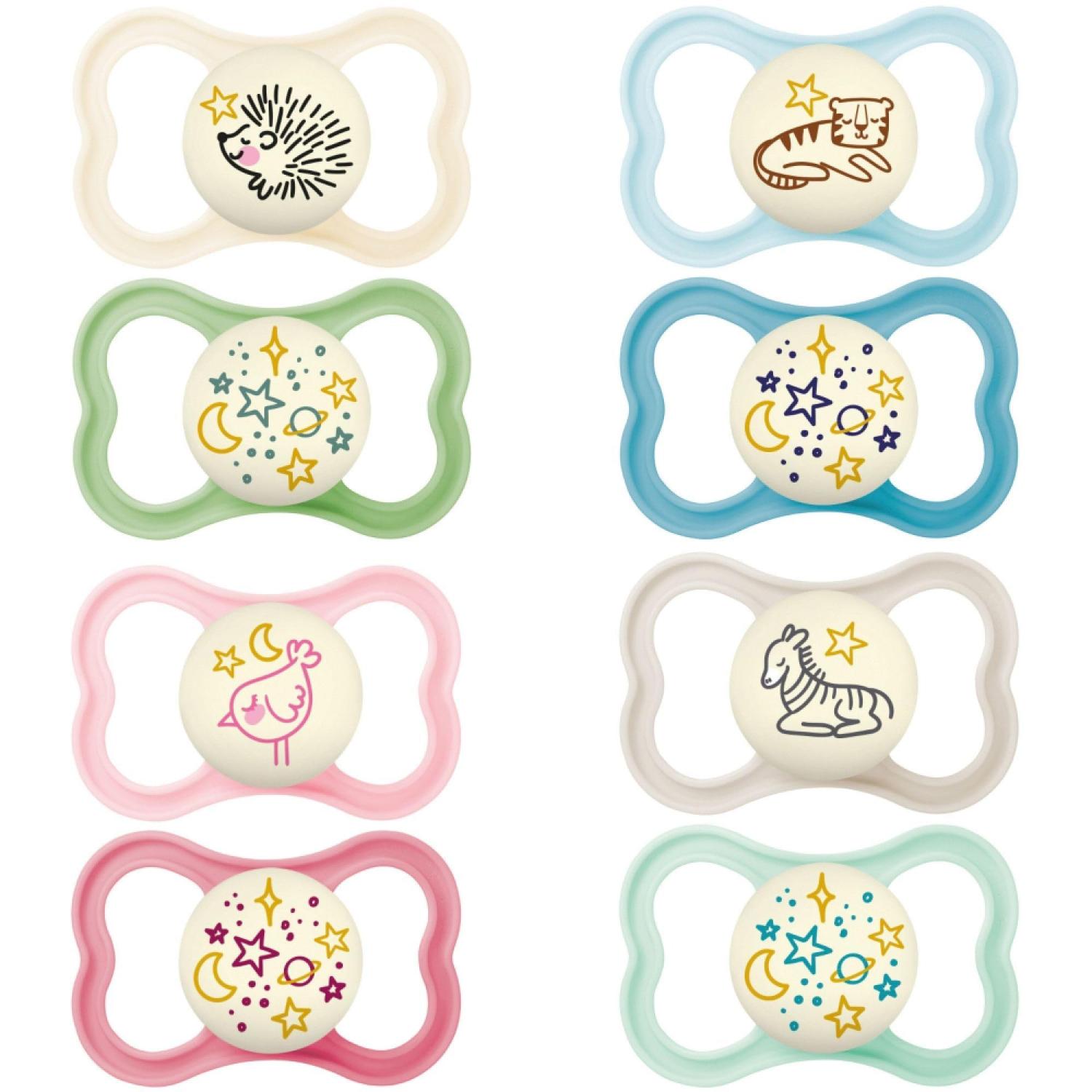 MAM SUPREME Silicone Pacifier Set (6+ Months) - Includes Box | Reduces ...