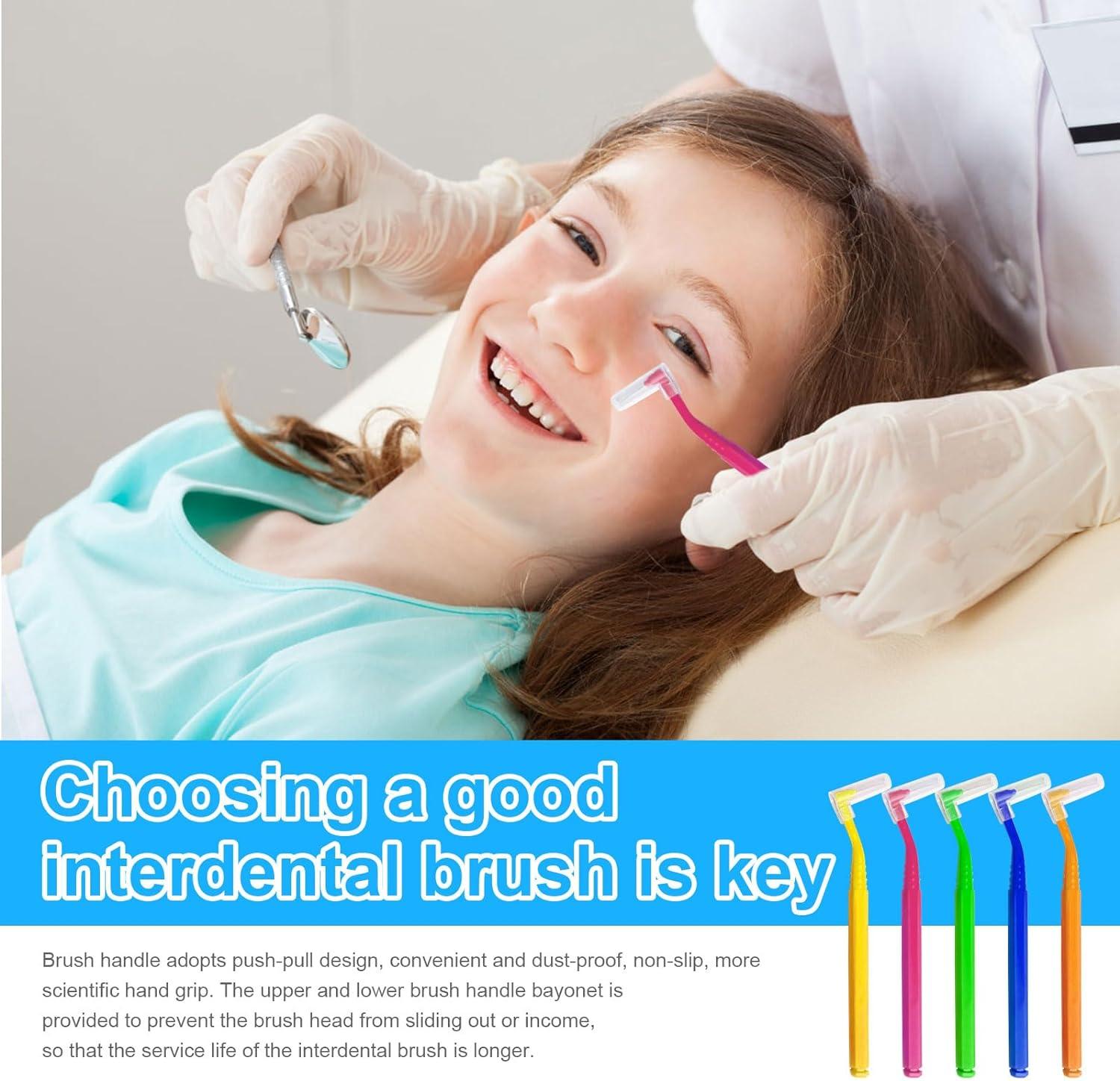 SKHAOVS 50 Interdental Brushes for Teeth and Gums - Orthodontic Care ...