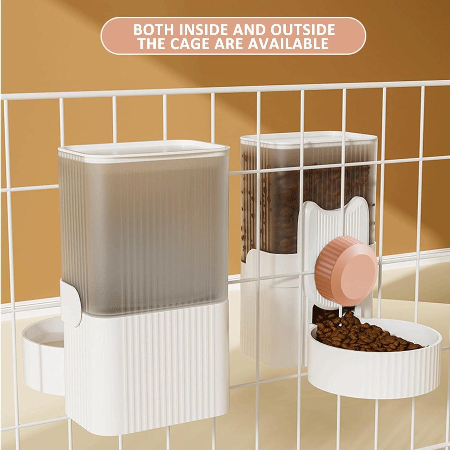 Automatic Cage Feeder | Small Animal Water Dispenser | Cat Food ...