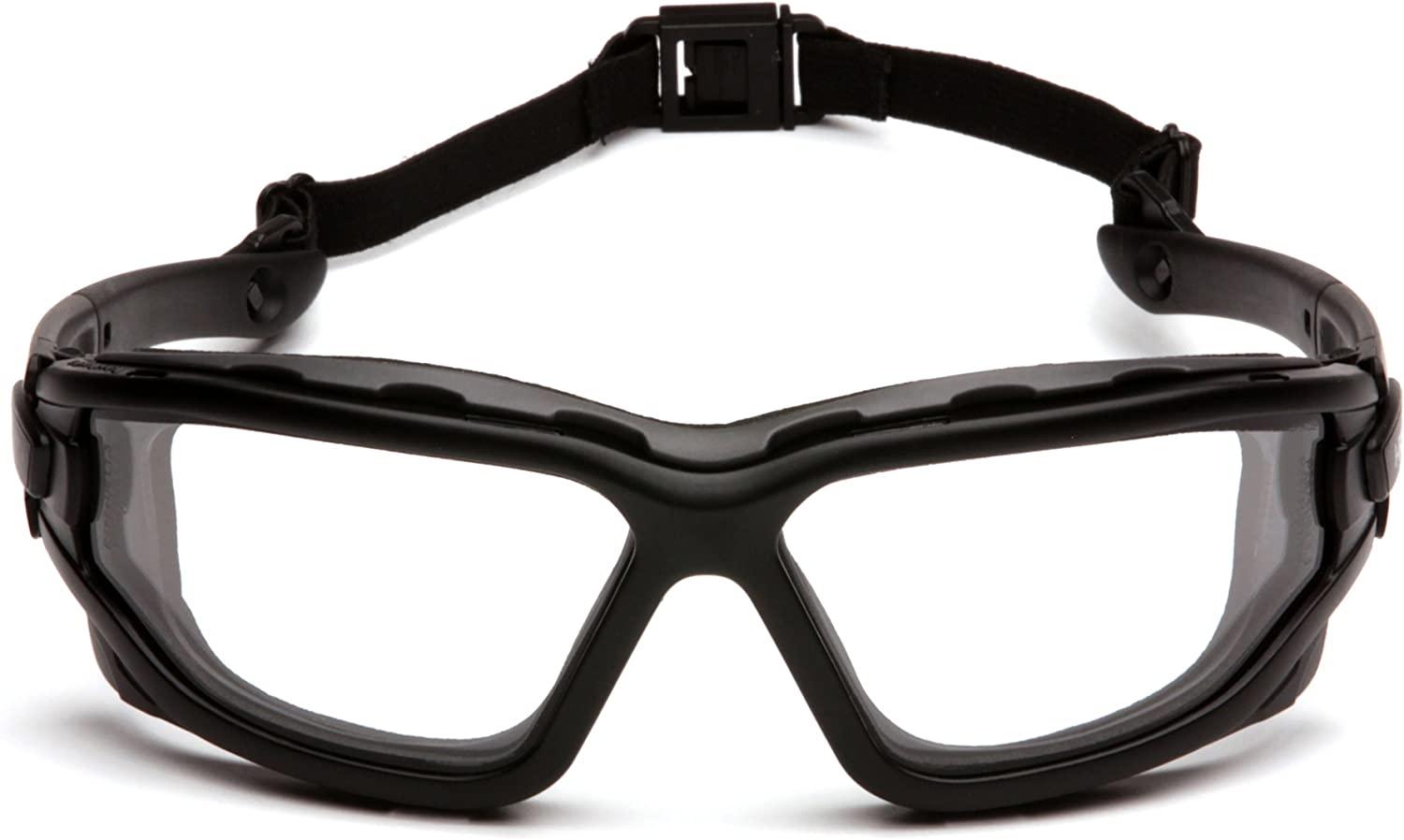 Pyramex I-Force Sporty Dual Pane Anti-Fog Goggles Clear H2x Anti-fog ...