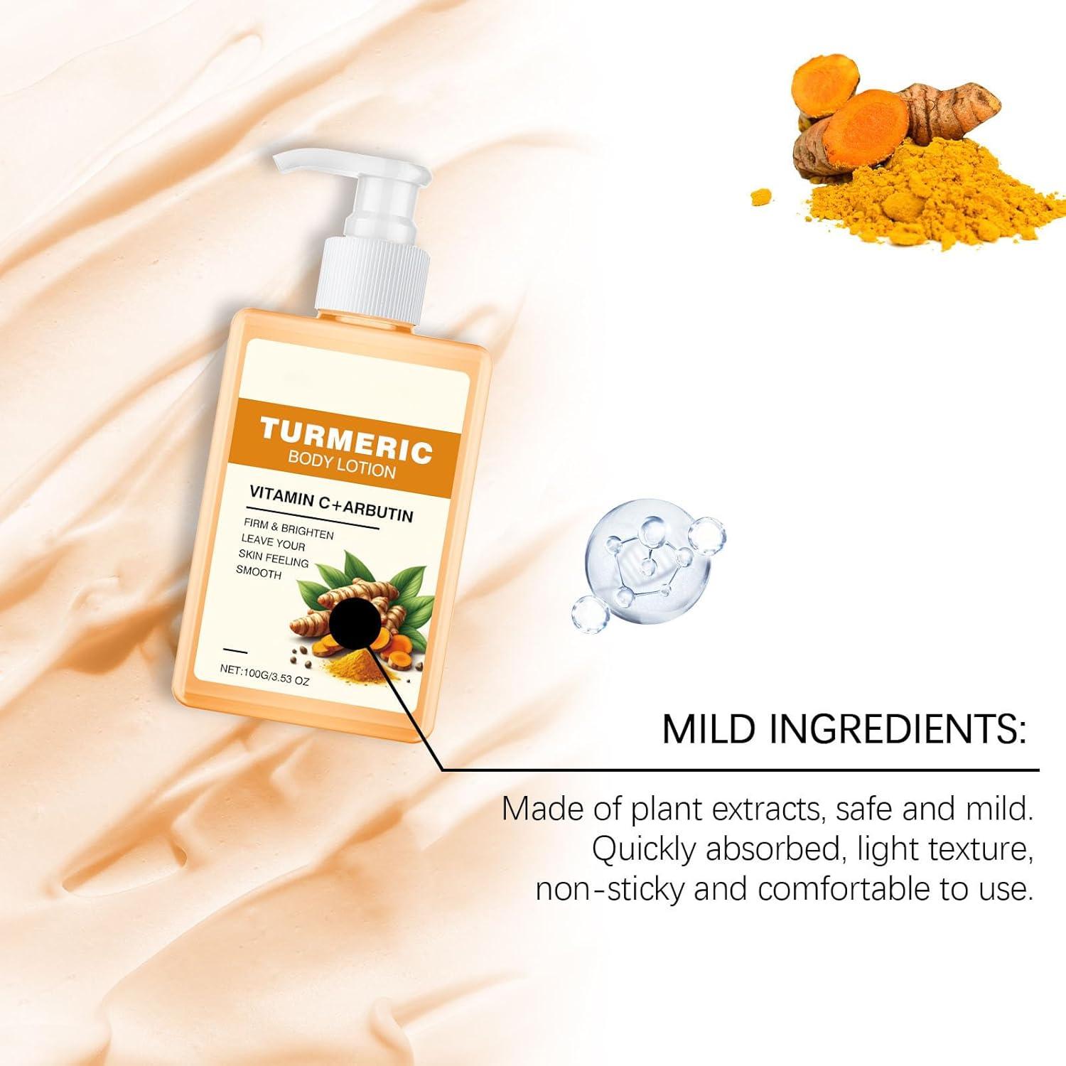 Turmeric Body Lotion Vitamin C Turmeric Body Lotion Deep Hydration ...