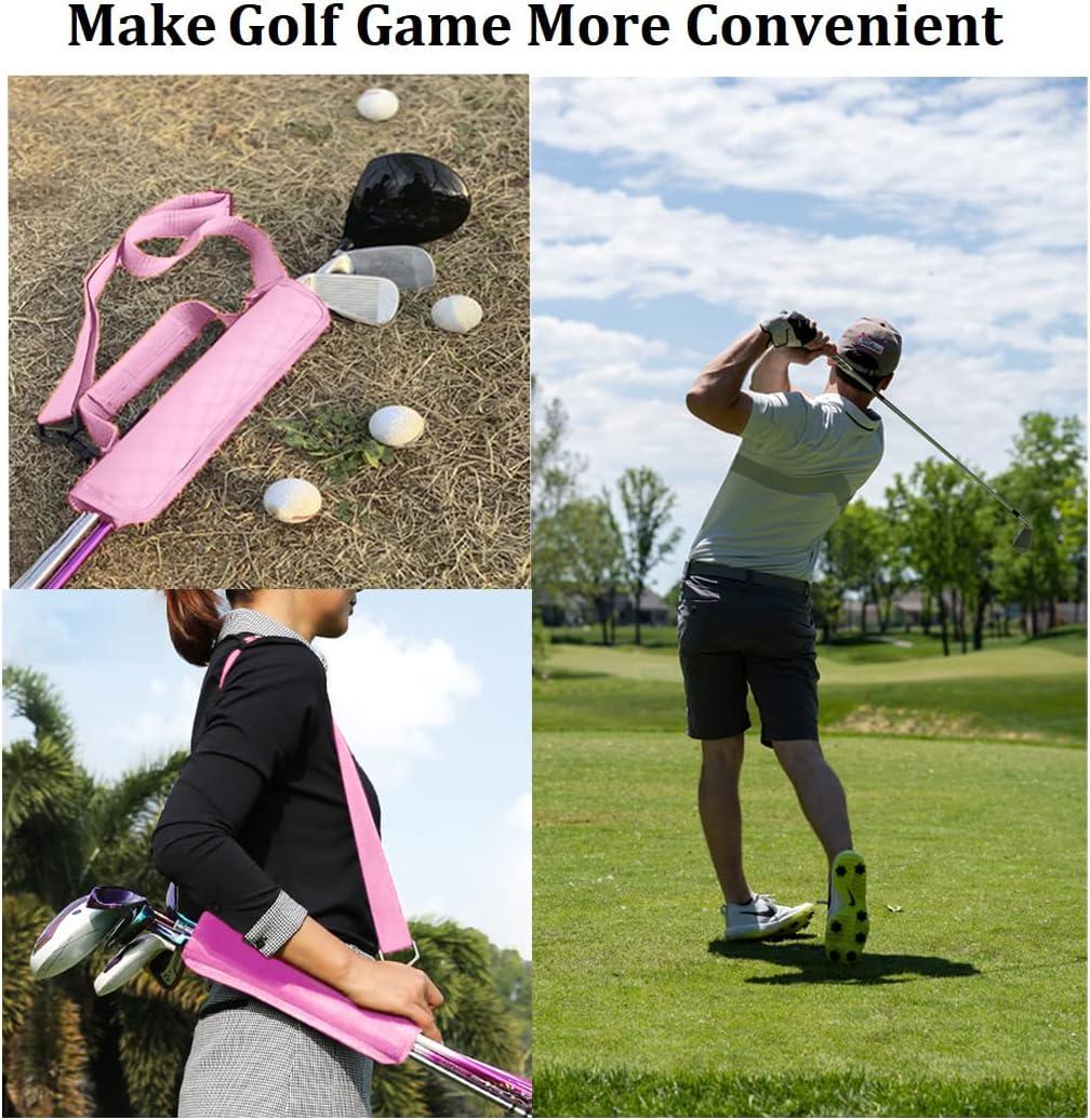 Portable Golf Club Carry Bag, Lightweight Travel Carrier Bag for Golf ...