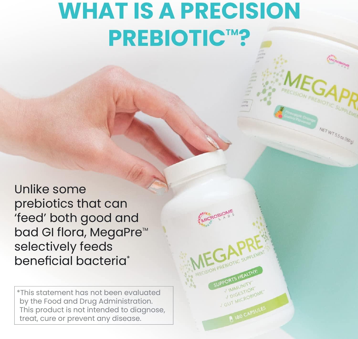 MegaPre Prebiotic Blend - Clinically Tested Oligosaccharides Fiber for ...