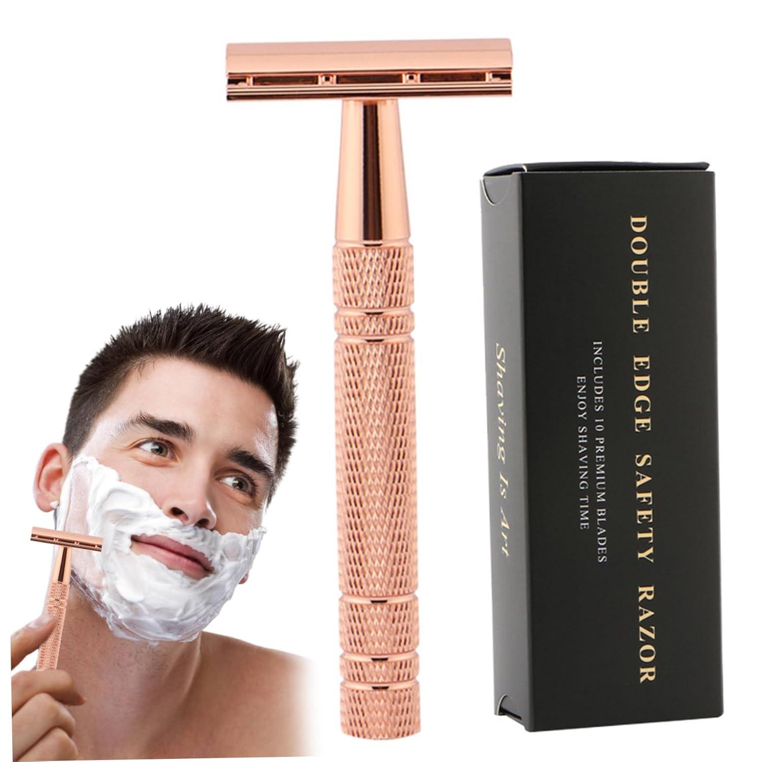 Buy Metal Safety Double Edge Single Blade Razors for Men - Stainless ...