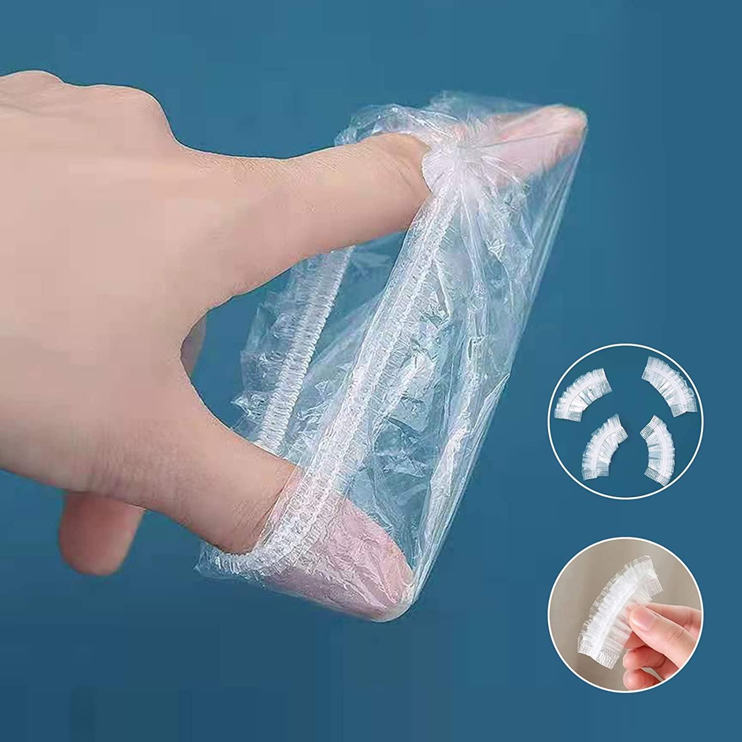 100 PCS Disposable Ear Covers for Shower Hair Salon Care - Waterproof ...