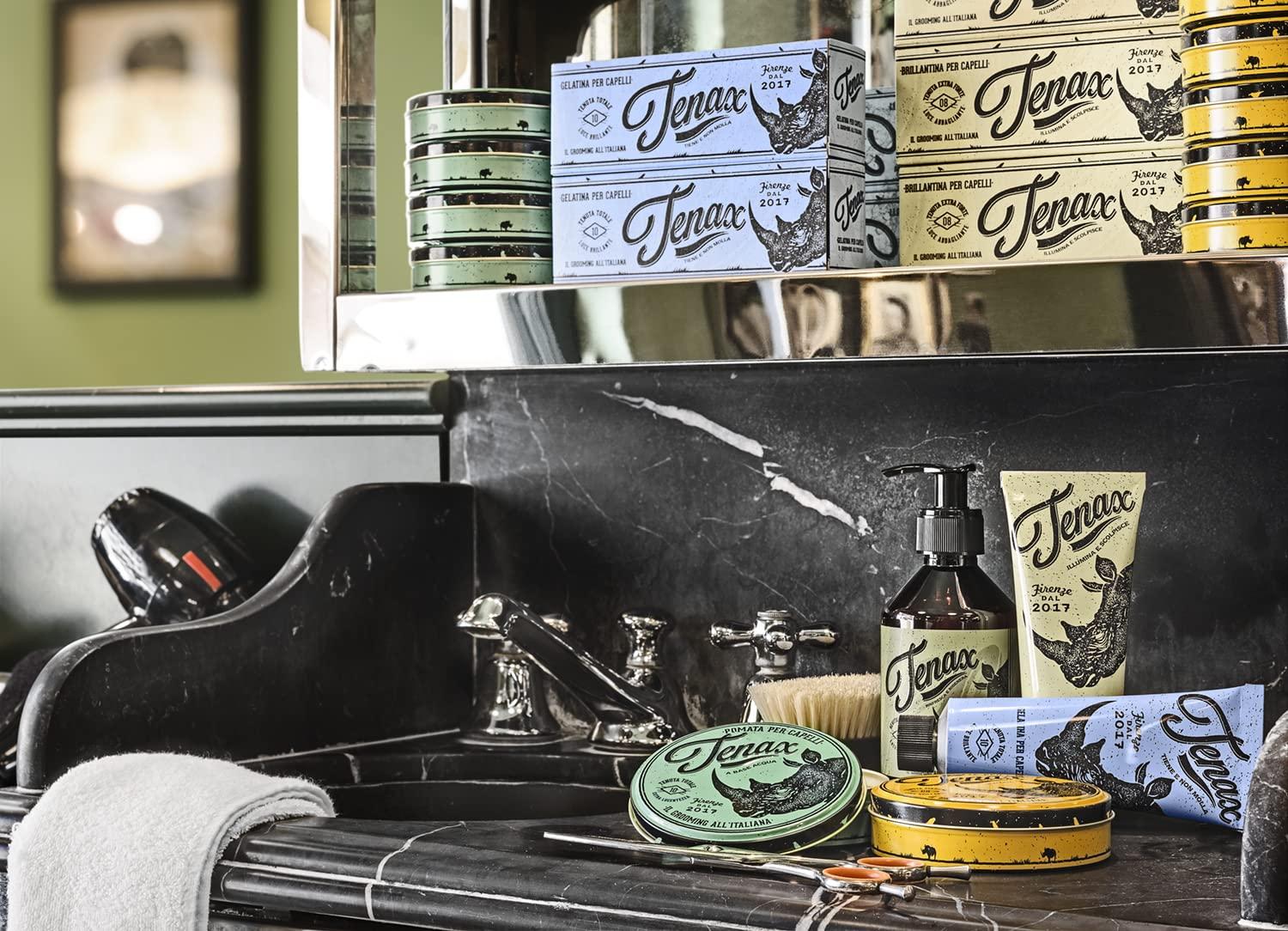 Tenax Water Soluble Pomade - Extra Strong Hold & Maximum Shine - 4.5 oz ...