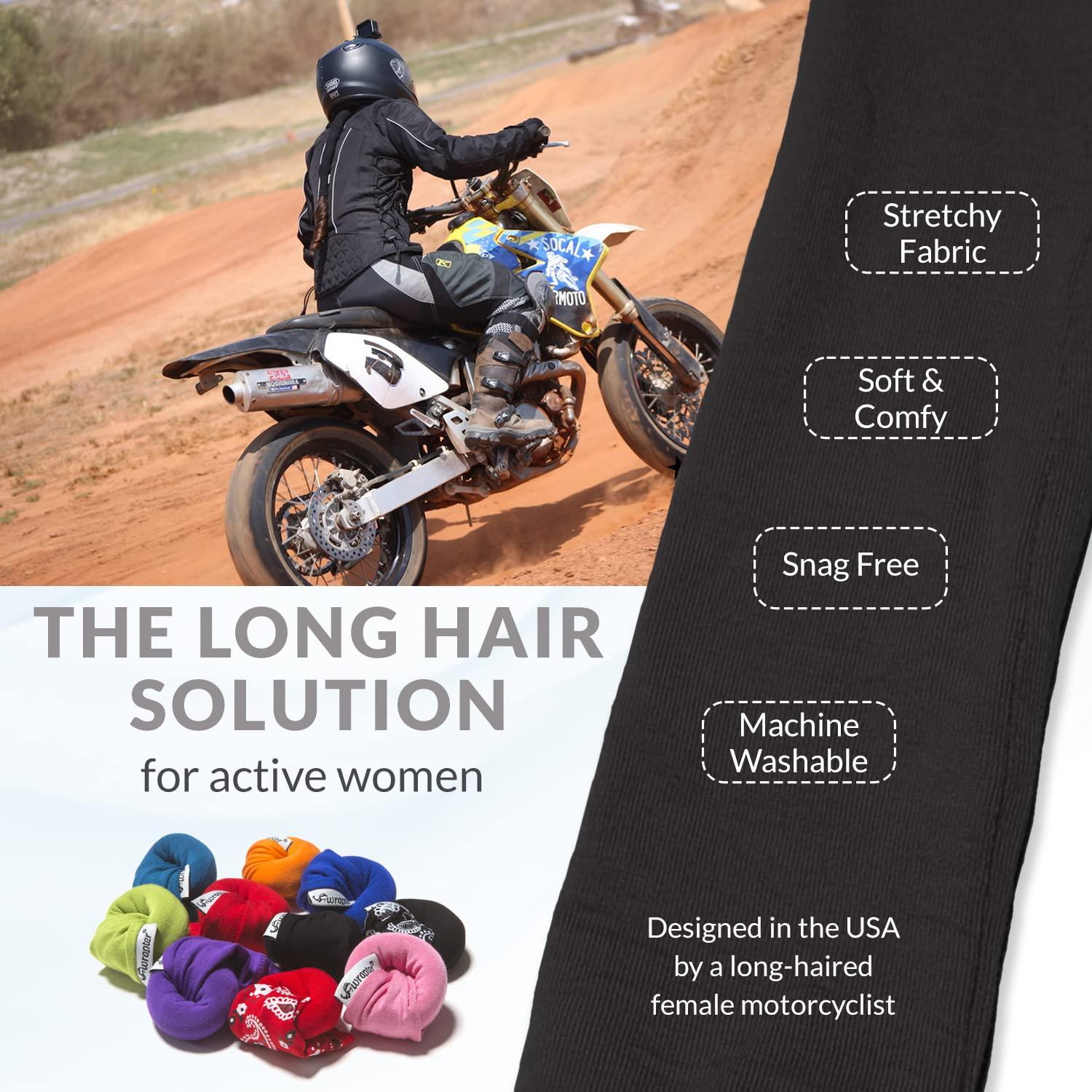 Wrapter Sports & Motorcycle Ponytail Wrap - Black | Buy Now with ...