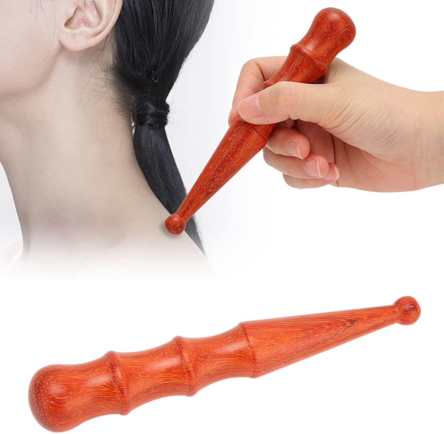 Wood Massage Stick - Acupuncture & Relaxation Tool for Muscle Relief ...