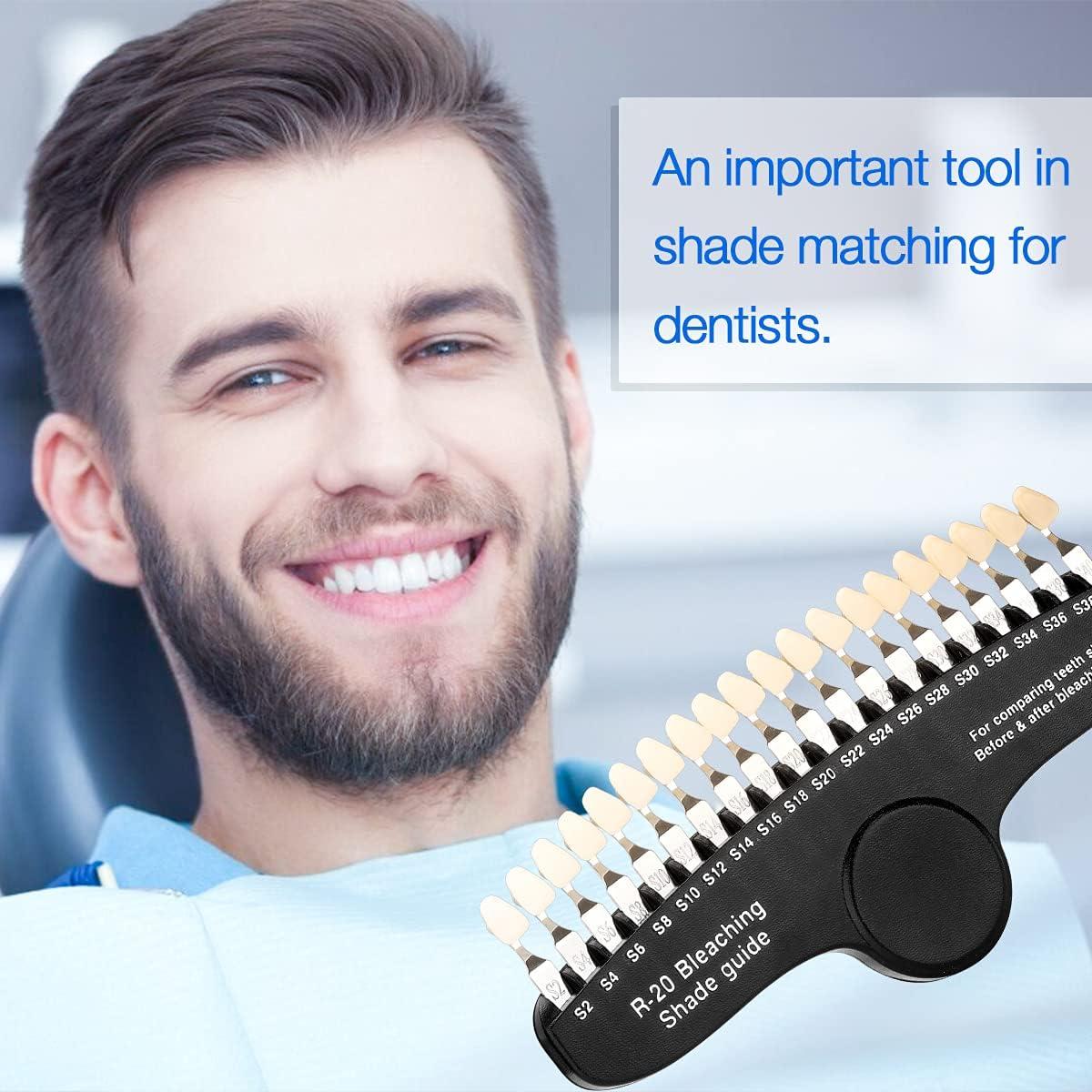 Annwah Dental Teeth Shade Guide Professional Porcelain 3d R 20 Tooth