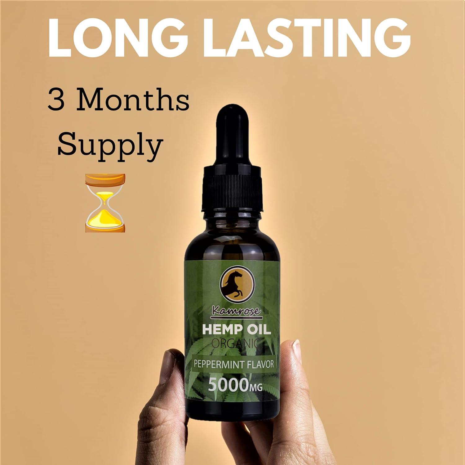 Premium Organic Hemp Seed Oil Safe & Natural Vegan Ingredients Vitamins ...