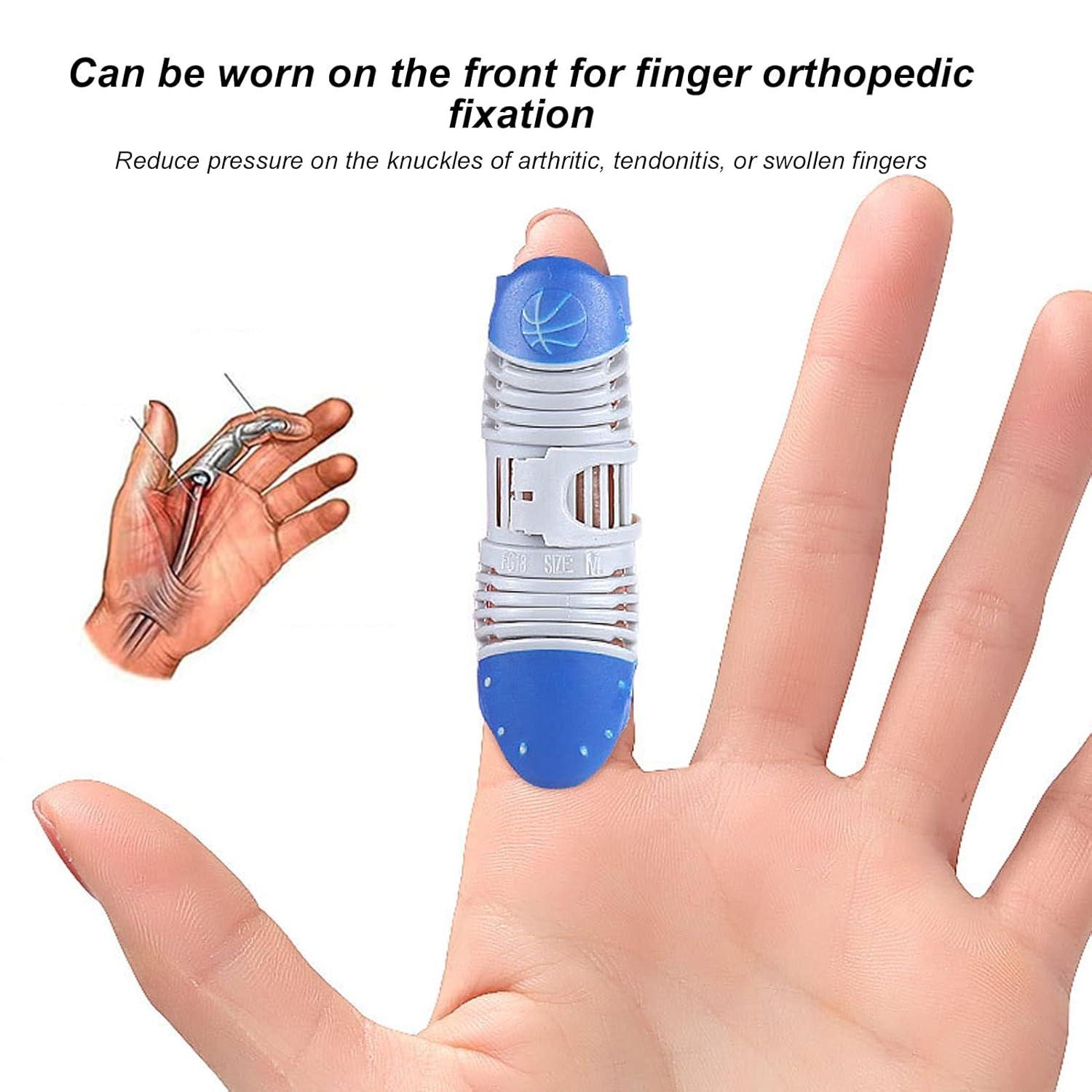 Finger Splint Brace for Pain Relief | Sports Tendonitis Sleeve ...