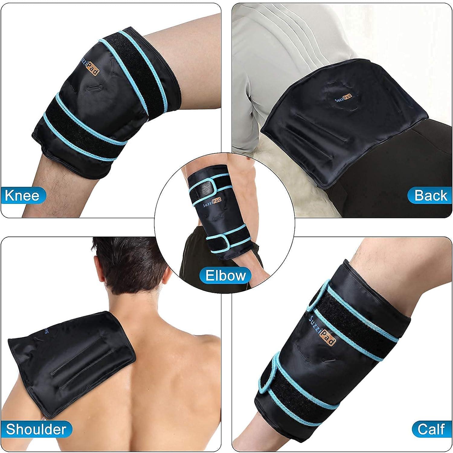 SUZZIPAD Elbow Ice Pack - Wearable Cold Compress for Tendonitis ...