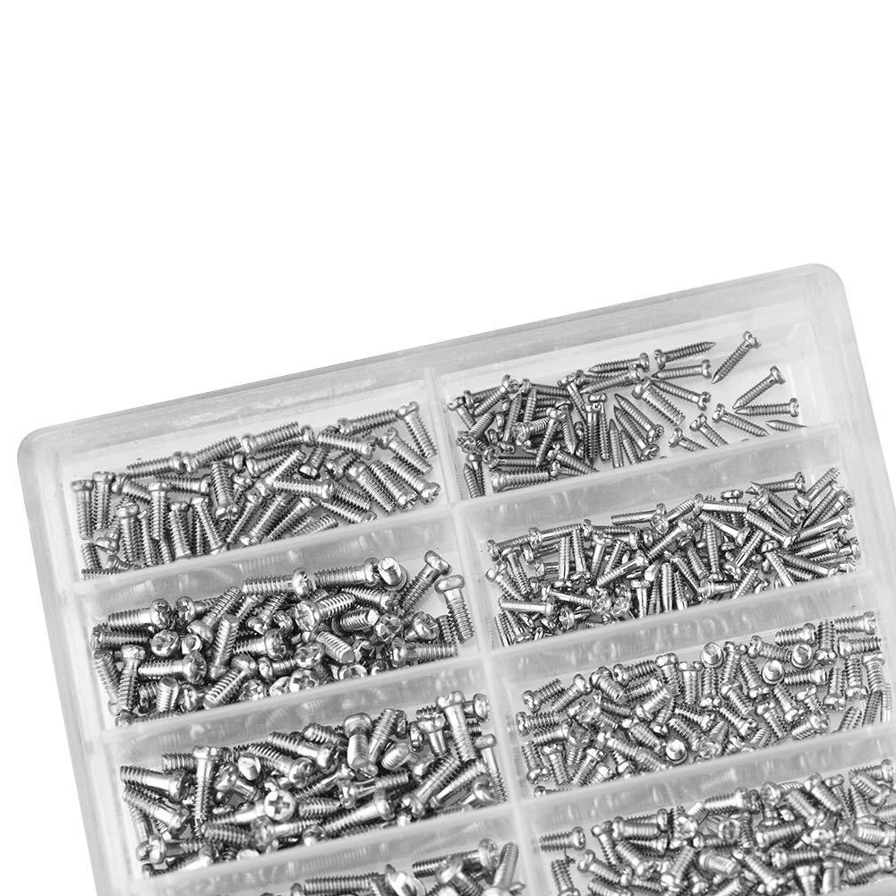 1000-Piece Glasses Screw Repair Set for Sunglasses & Micro Glasses ...