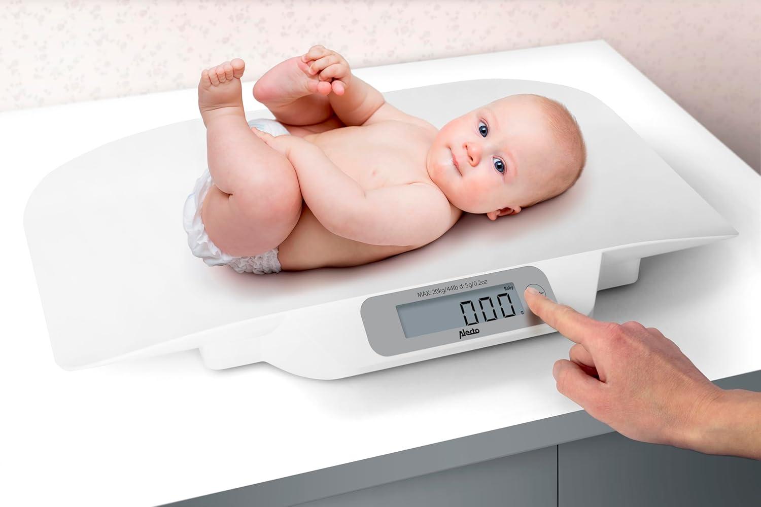 Alecto BC-30 Baby Scales - Digital Infant Scale for Babies & Toddlers ...