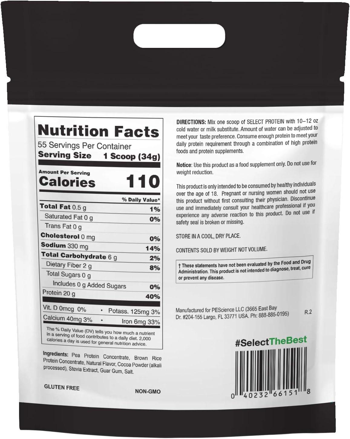 PEScience Select Vegan Chocolate Bliss Protein Powder - 1870g