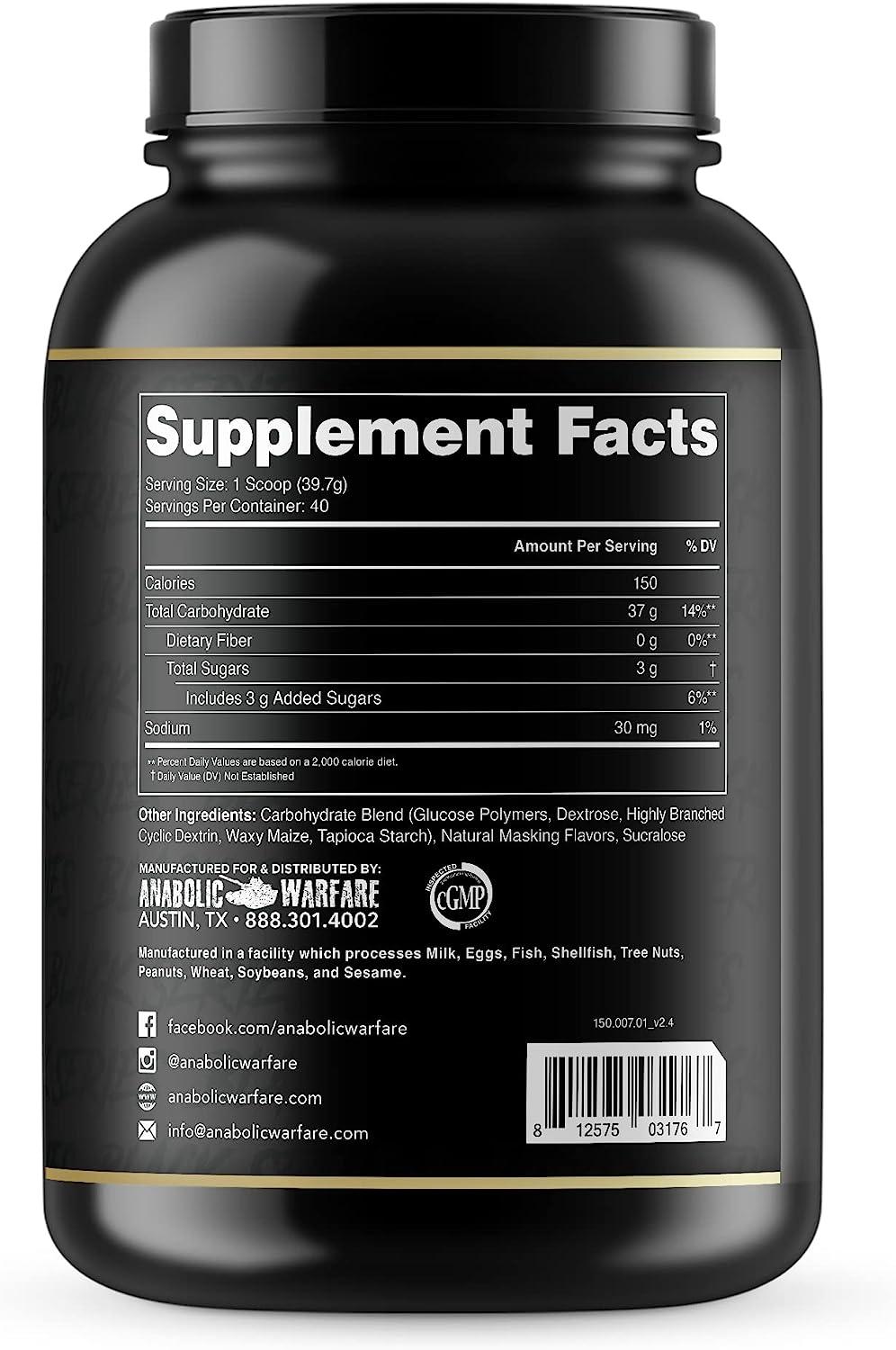 Anabolic Warfare Glyco Surge: Performance Carbs for Lean Muscle Growth ...