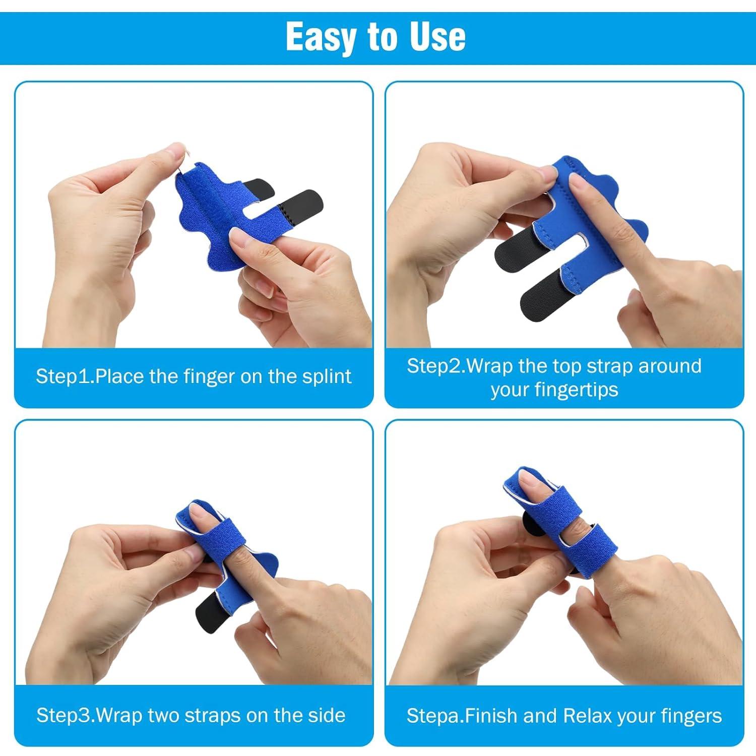 Wepai 5-Piece Finger Support Set | Ideal for Small Fingers Stiffness ...