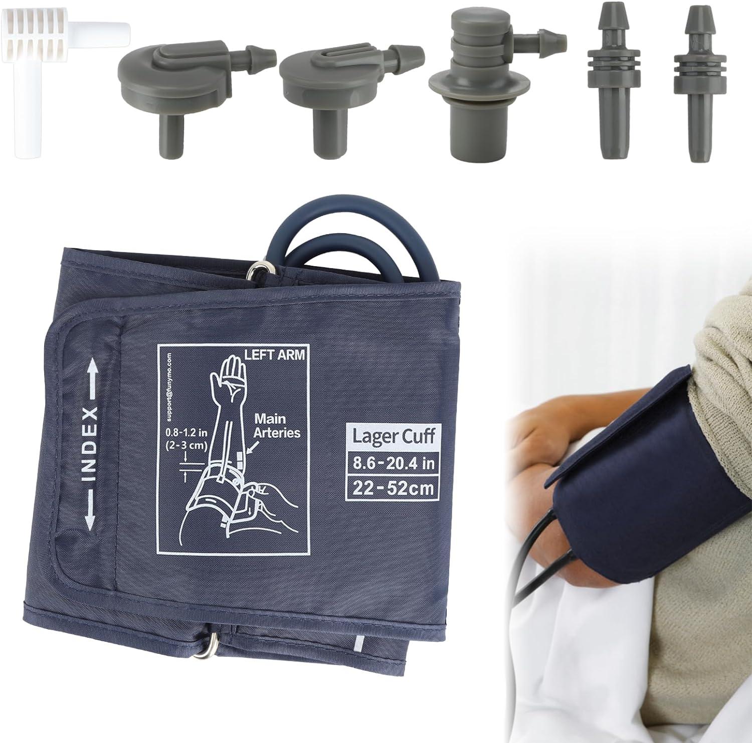 Extra Large Blood Pressure Cuff for Big Arms (22-52CM) - 6 Connectors ...