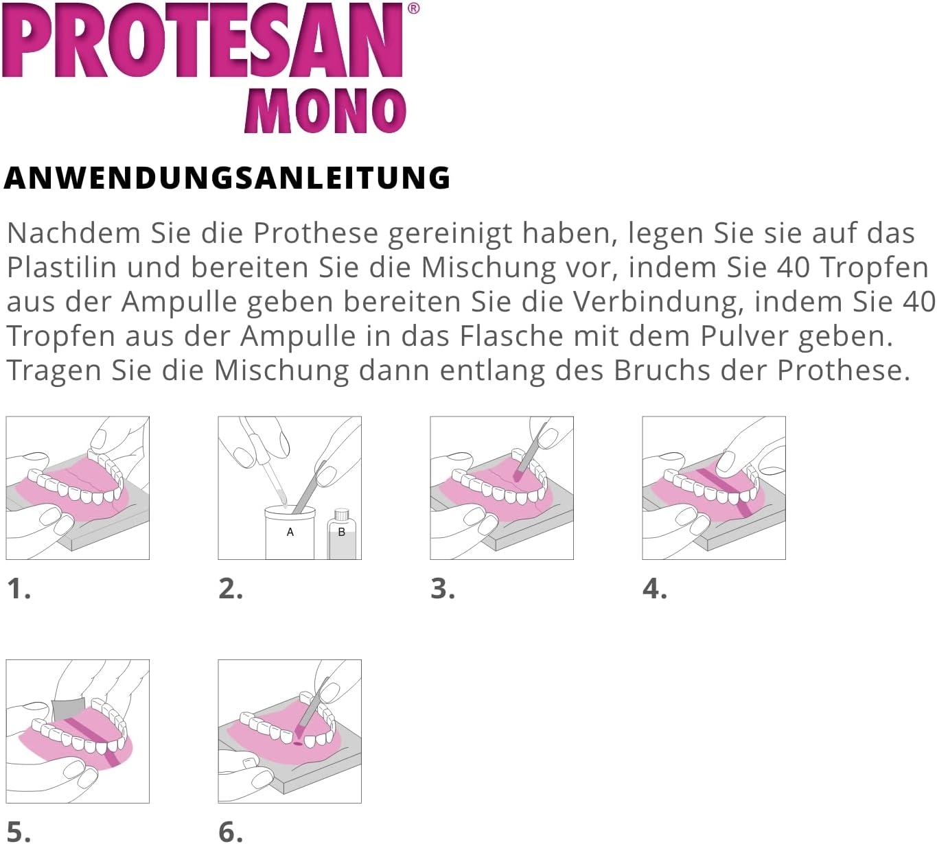 Protesan Mono - Ultimate Denture Repair for Broken Cracked or Missing ...