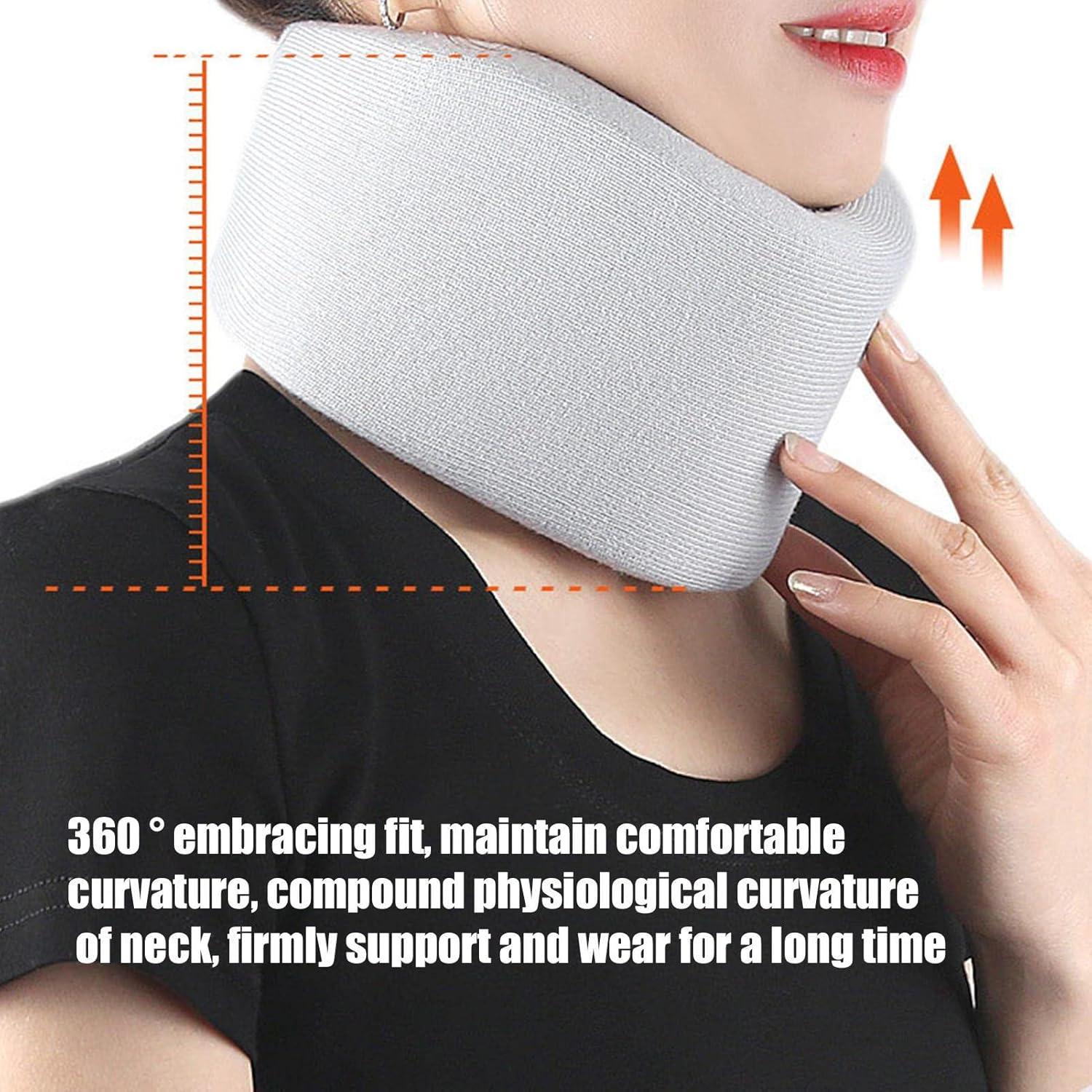 Bexdug Soft Neck Collar - Adjustable Sponge Neck Bandage for Spine ...