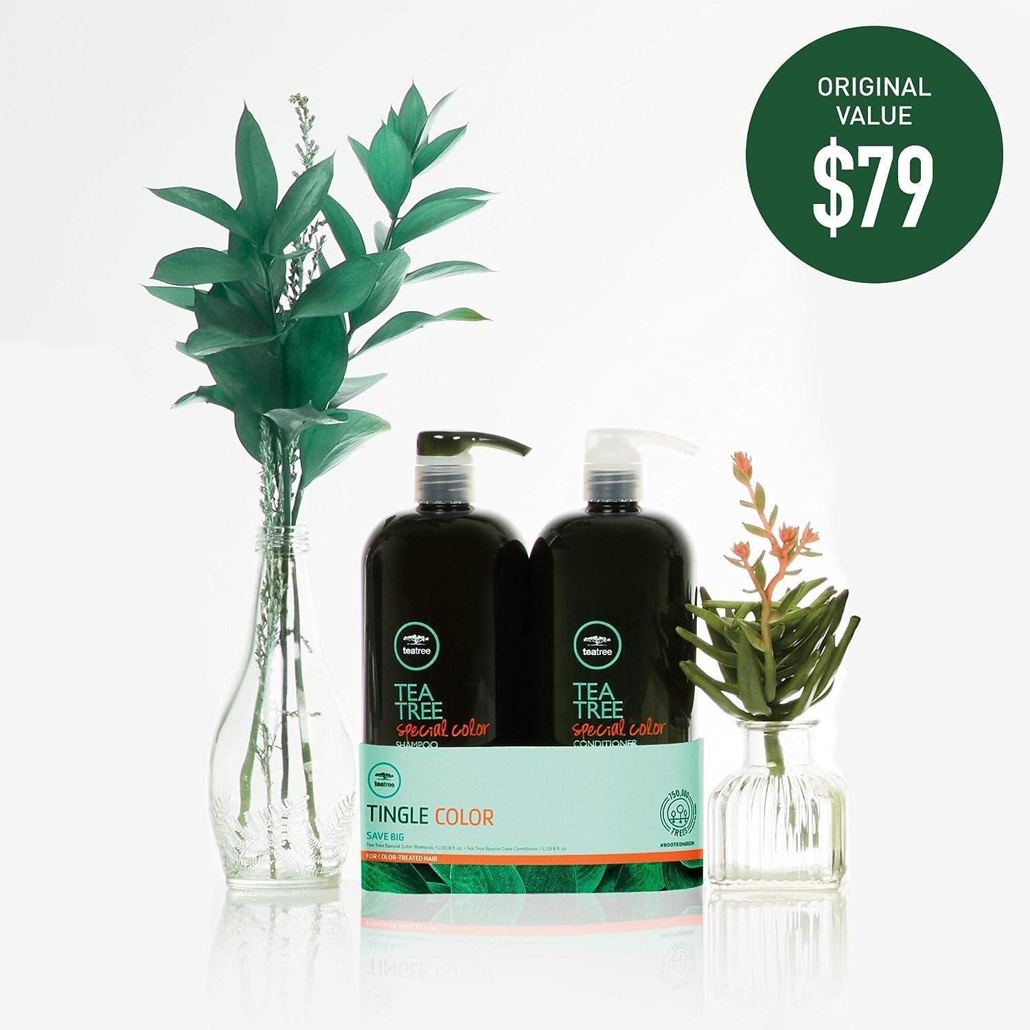 Tea Tree Tingle Color Duo: Shampoo & Conditioner Set for Vibrant Hair ...
