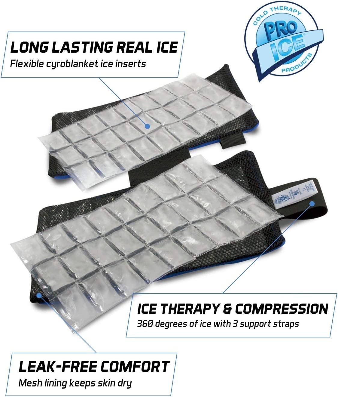 Pro Ice PI220 Youth Shoulder-Elbow Cold Therapy Wrap - Ice Insert Set ...