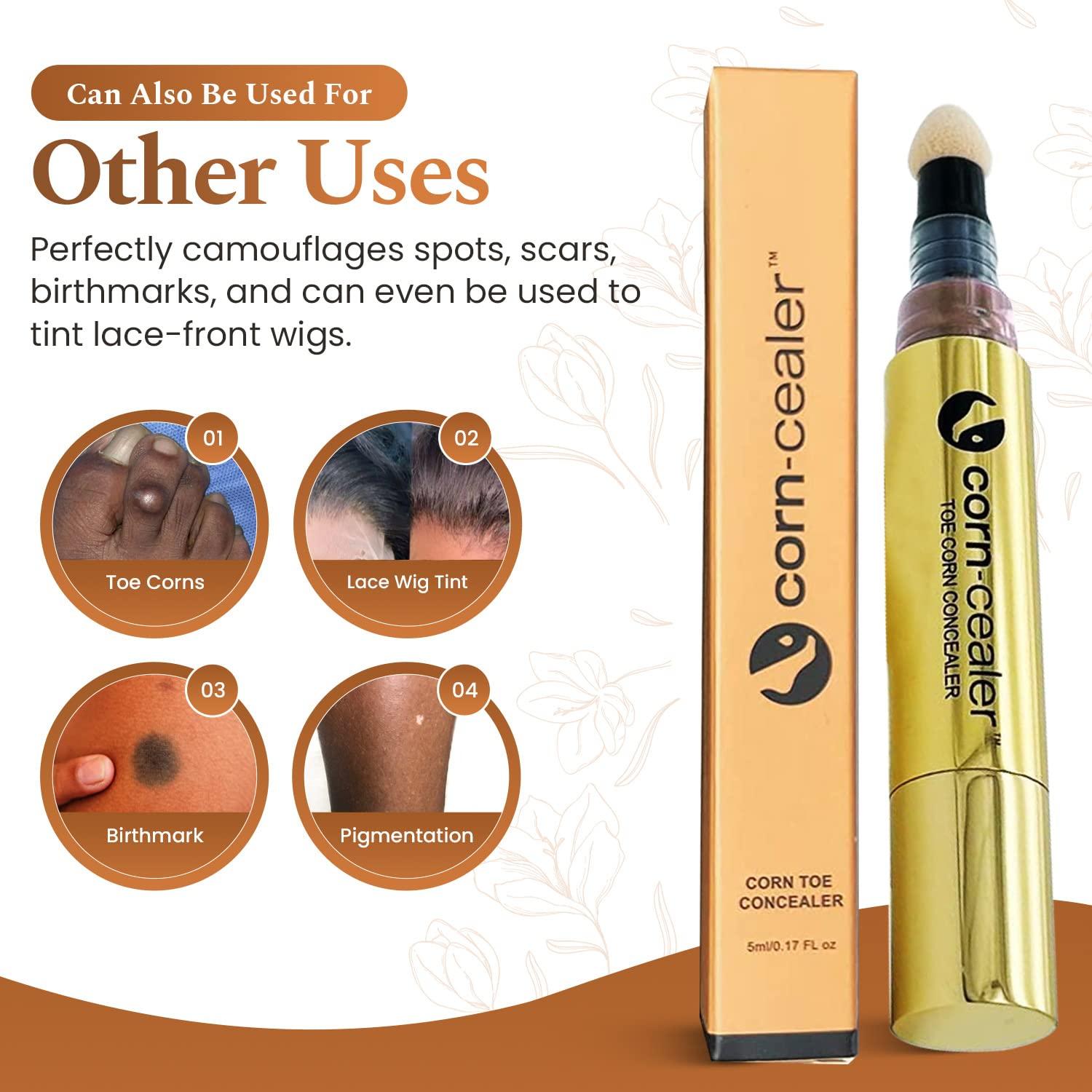 CORN-CEALER | Lightweight Toe Corn Concealer in Chestnut Shade ...