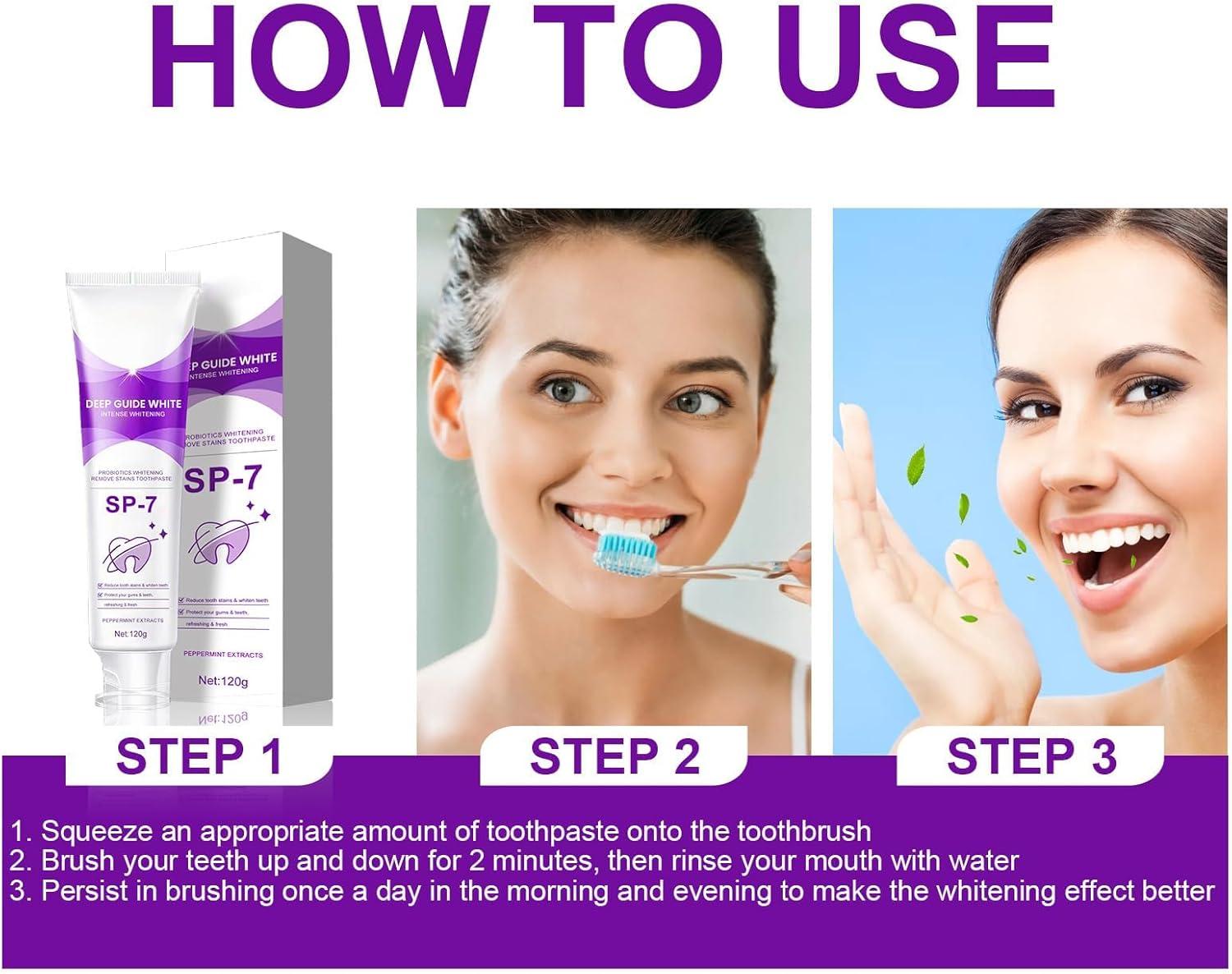 SP-7 Probiotic Whitening Toothpaste - Advanced Whitening & Oral Health ...