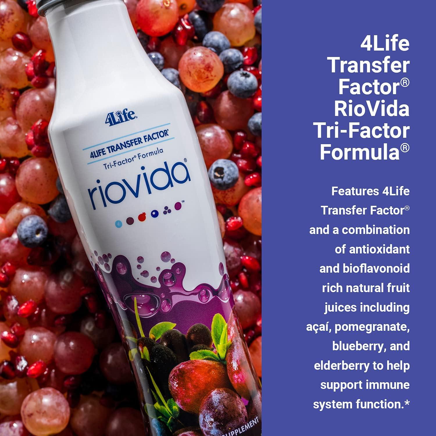 4Life Transfer Factor RioVida Tri-Factor Formula - Immune System ...