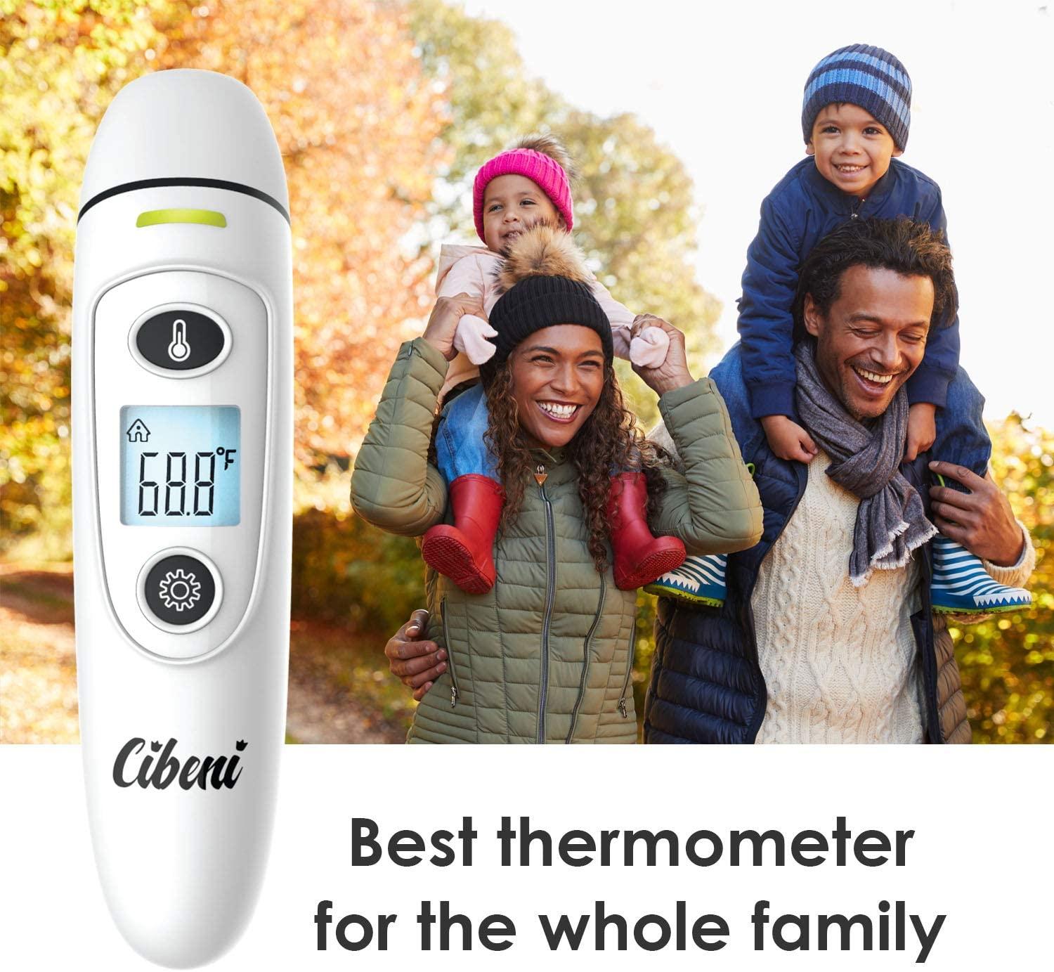 Digital Infrared Forehead Thermometer for Adults and Kids - Ear ...