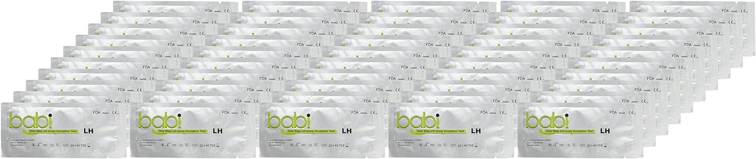 Babi One Step Ovulation LH Test Strips 50-Count - Easy and Accurate ...