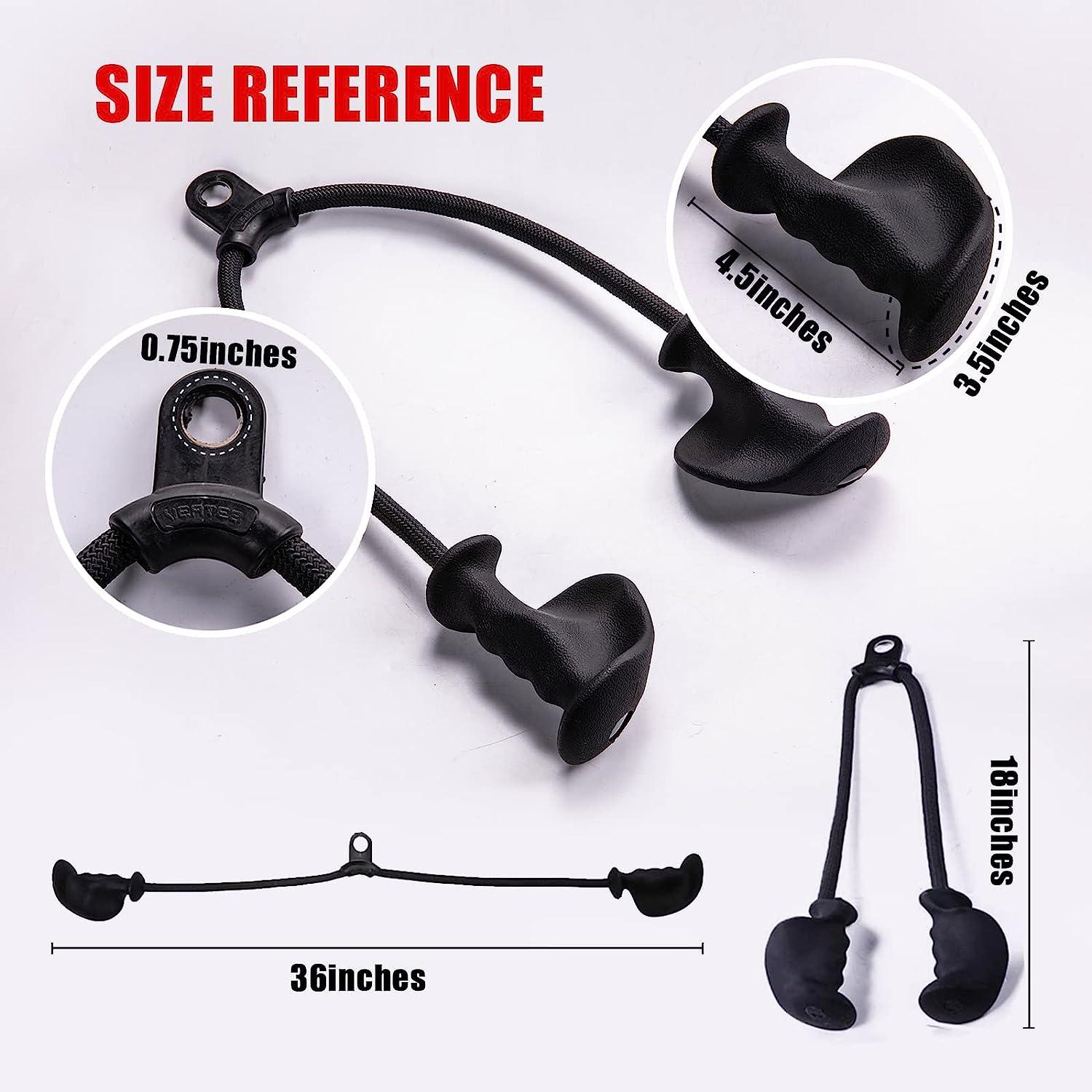KKH Ergonomic Triceps Rope Pull Down with Anti-Slippery Natural Rubber ...