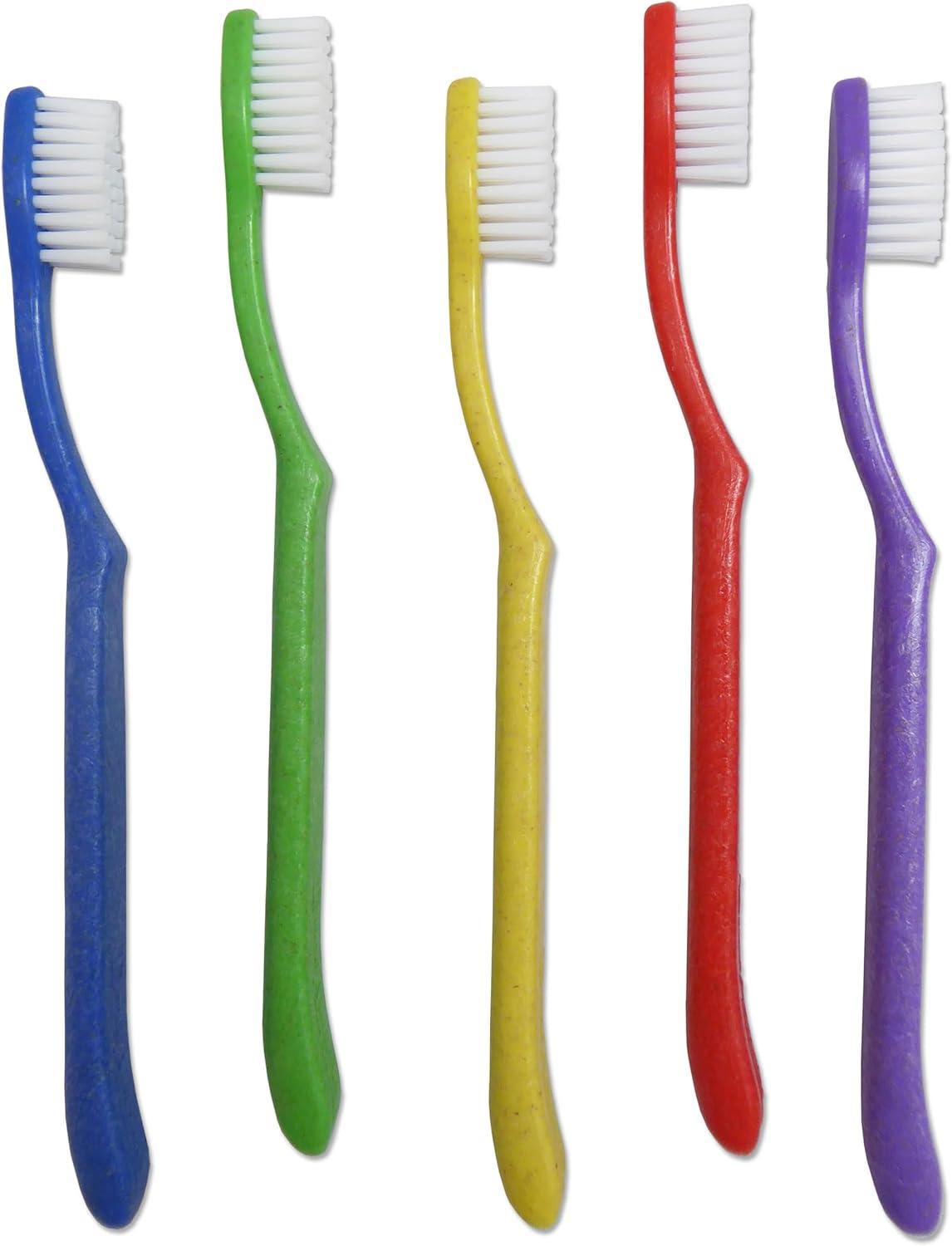 Bulk Pack of 20 Bright Children's Toothbrushes - Individually Wrapped ...