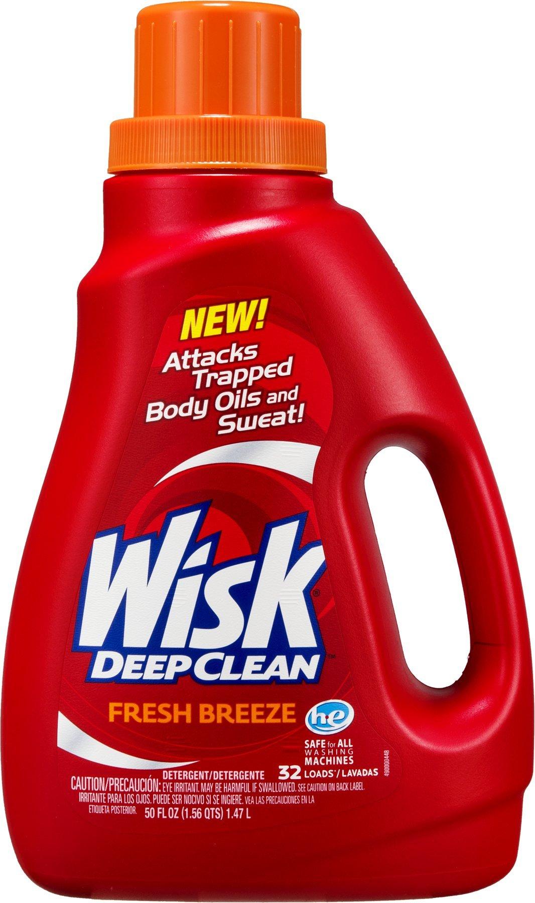 Wisk Deep Clean Fresh Breeze Detergent - 32 Loads | Powerful Stain ...